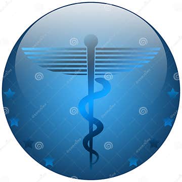 Medical Caduceus stock illustration. Illustration of medicine - 6920445