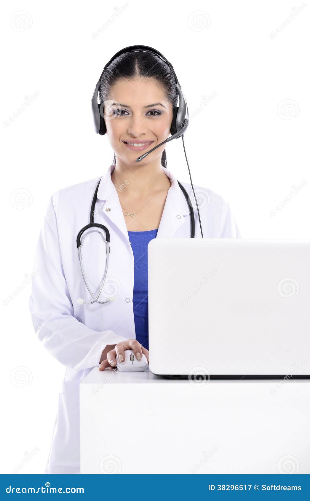 Medical call center stock image. Image of caucasian, customer - 38296517