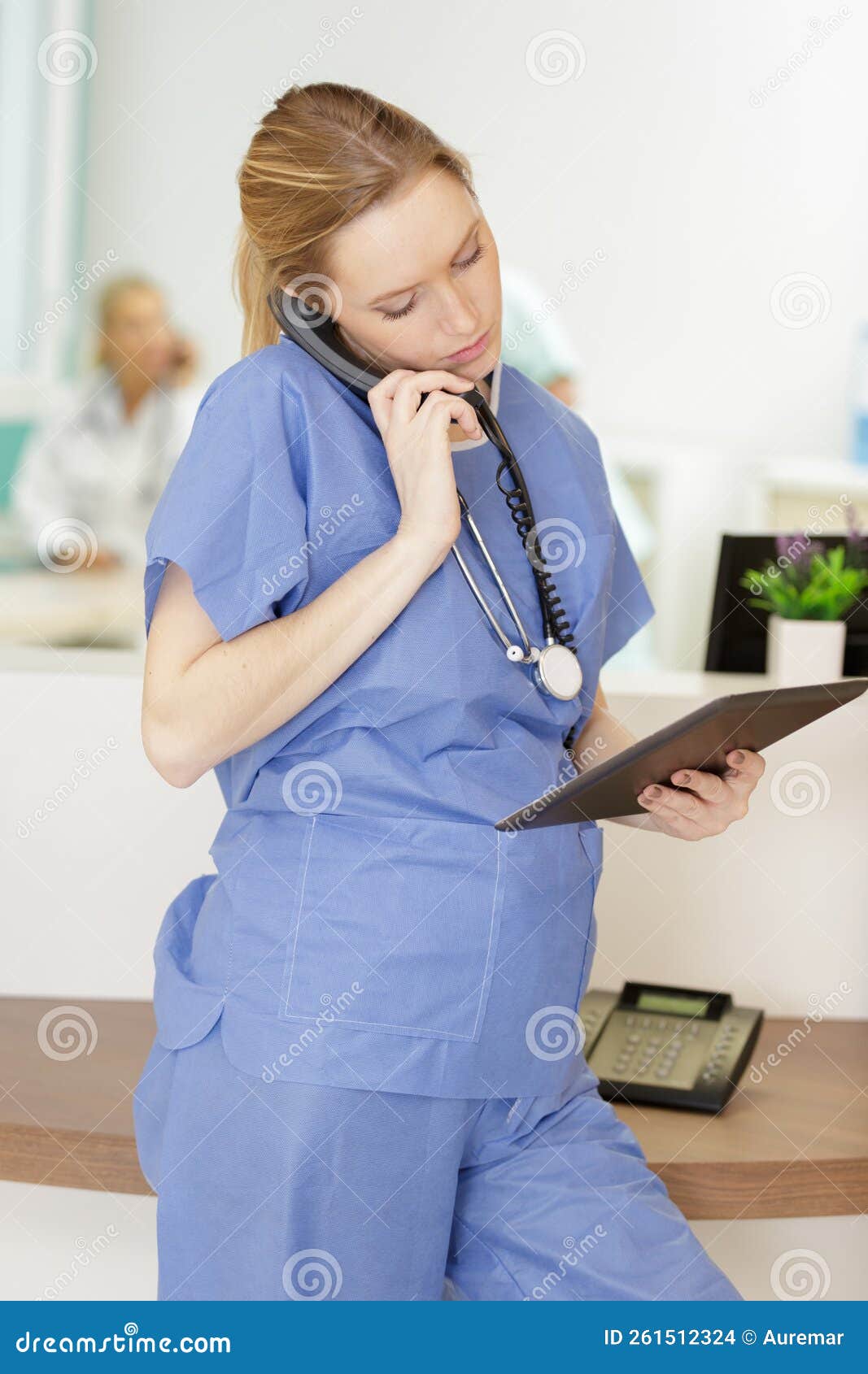 Medical Call Center Concept Stock Photo - Image of isolated, tool ...