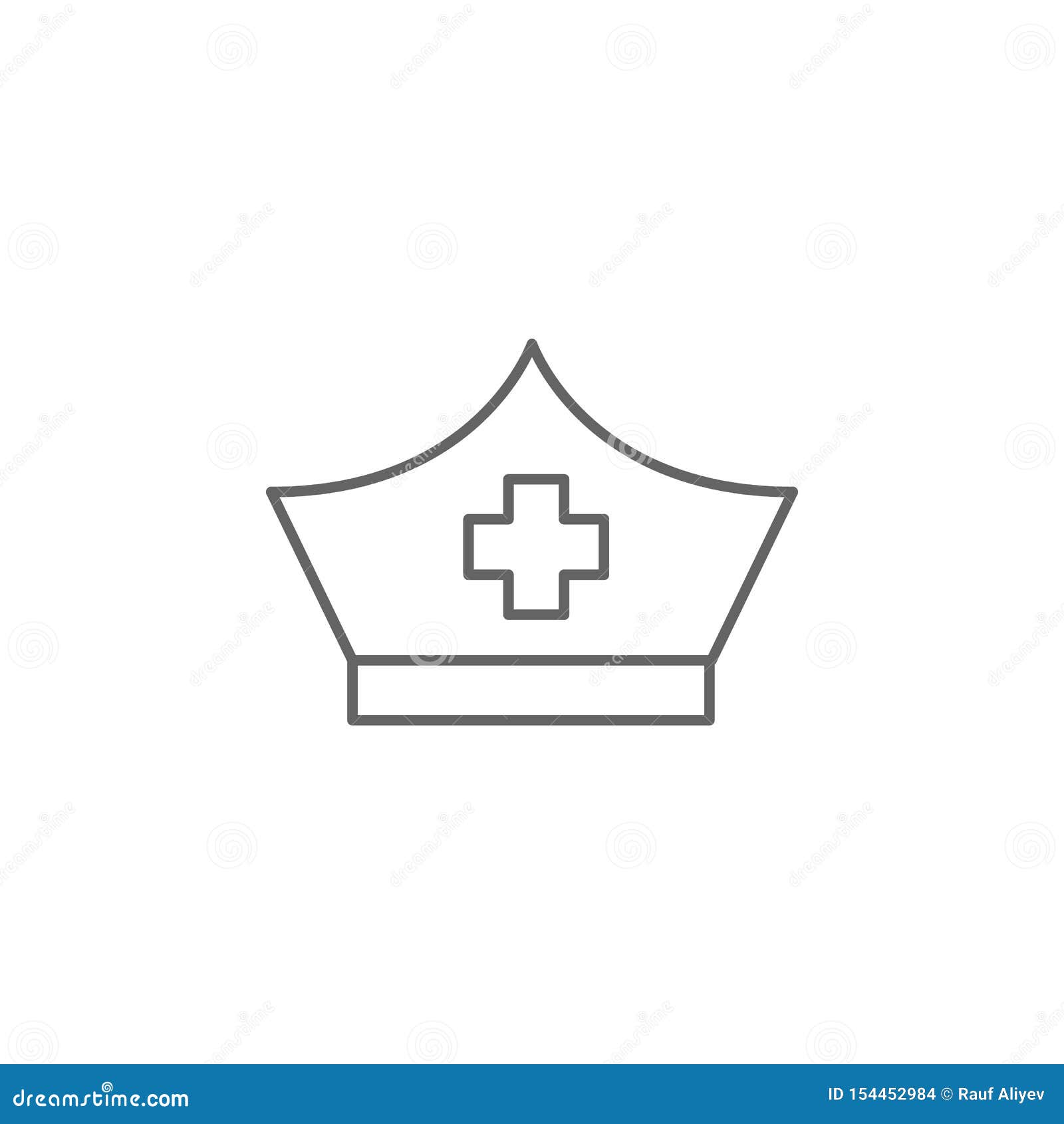 Medical Cap, Nurse Icon. Element of Medicine Icon Stock Illustration ...