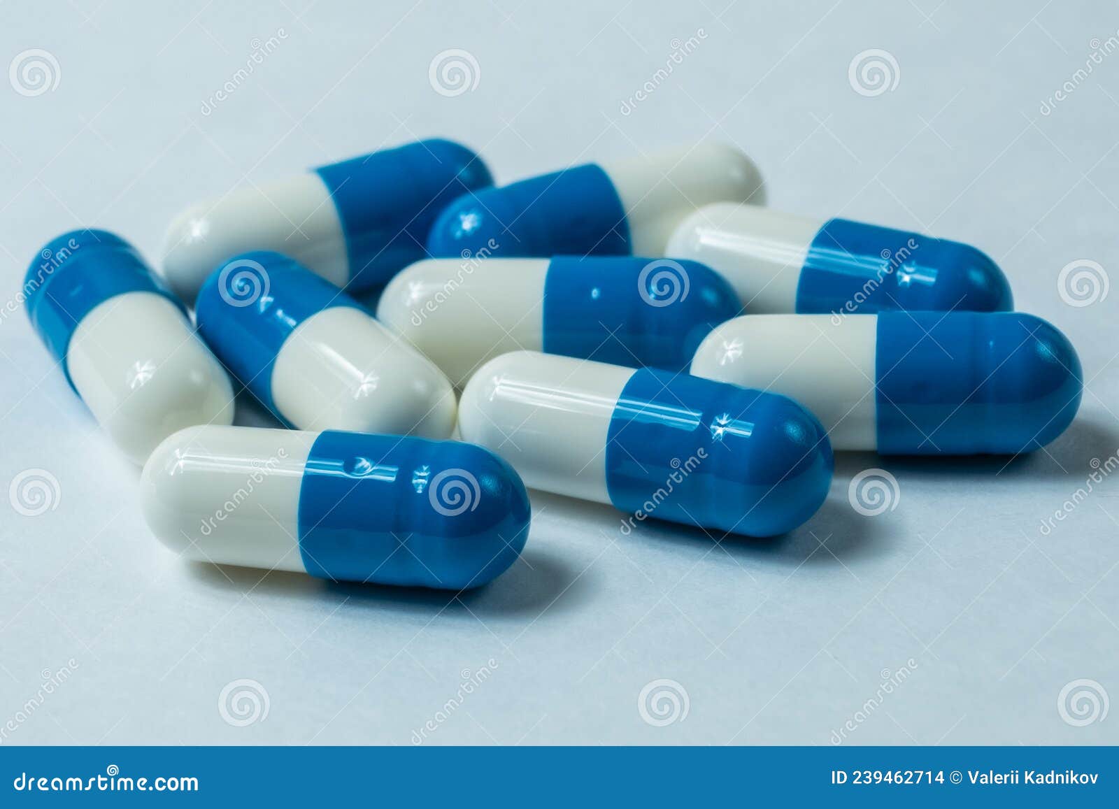 Medical Capsule with Drug on the Table. Stock Photo - Image of chemical ...