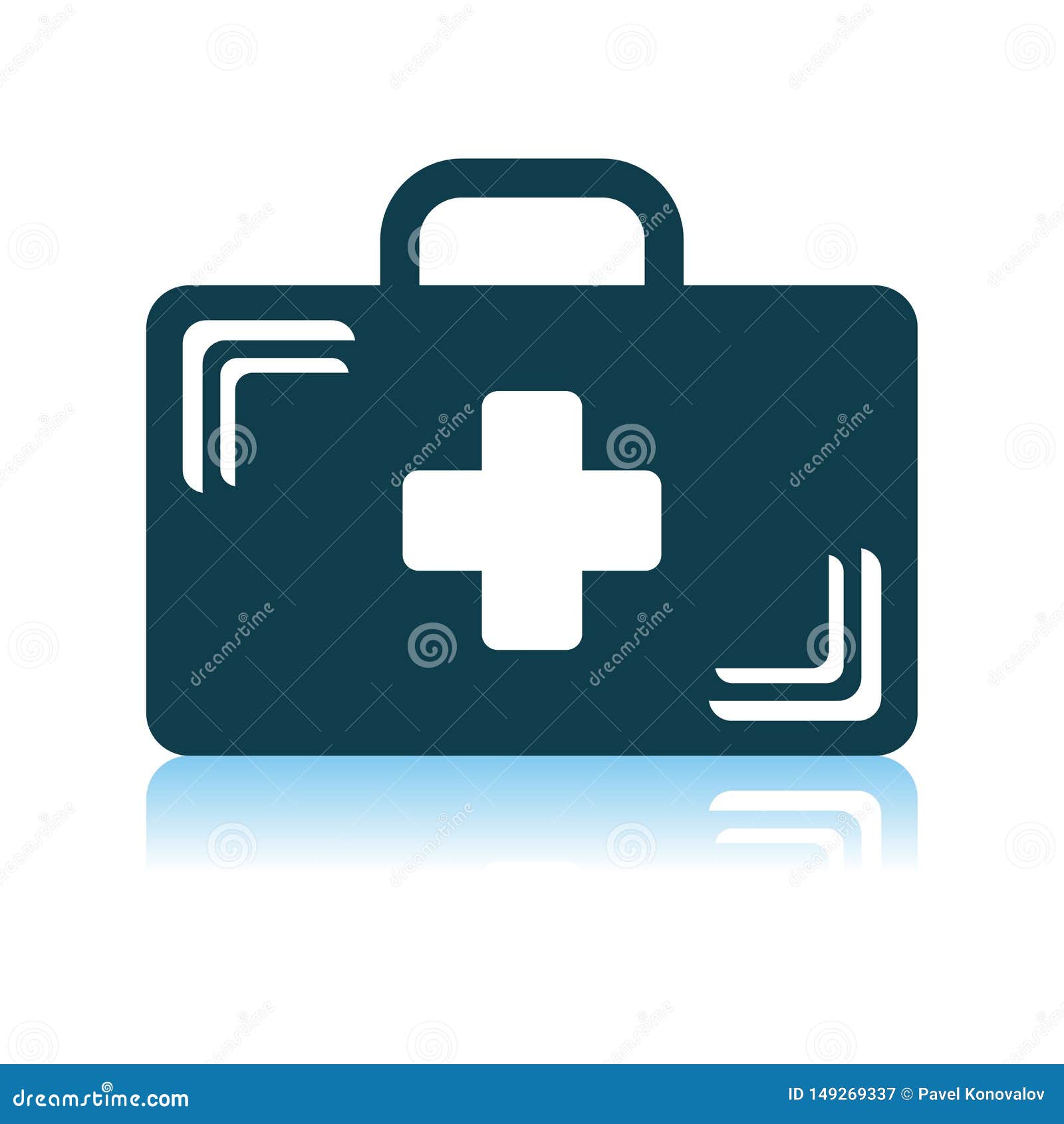 Medical Case Icon stock vector. Illustration of case - 149269337