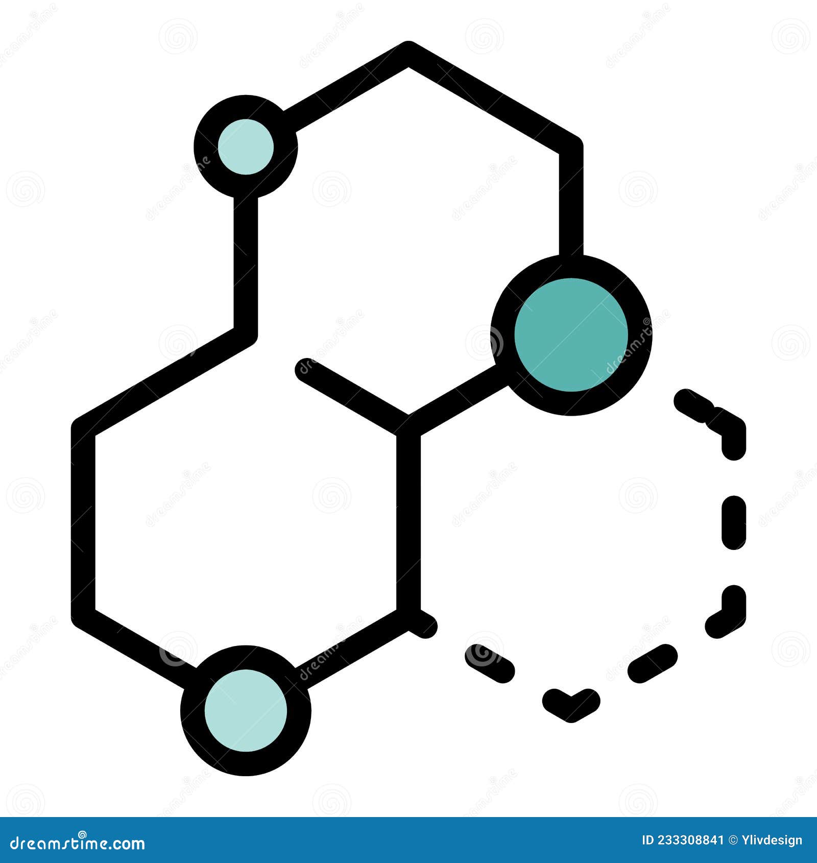 Medical Cells Icon Color Outline Vector Stock Vector - Illustration of ...