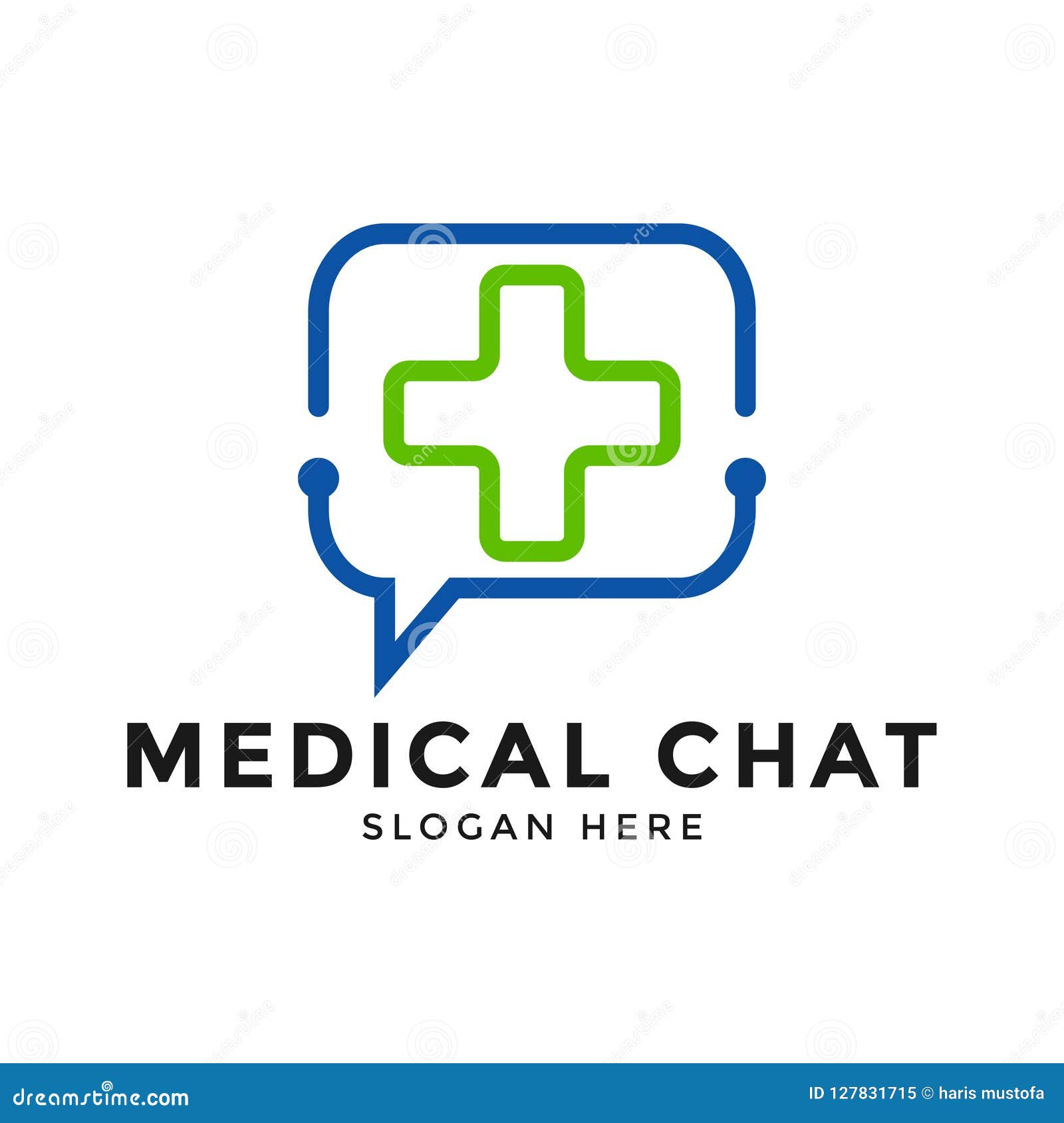 Medical Chat App Logo Icon Design Template Vector Stock Vector ...