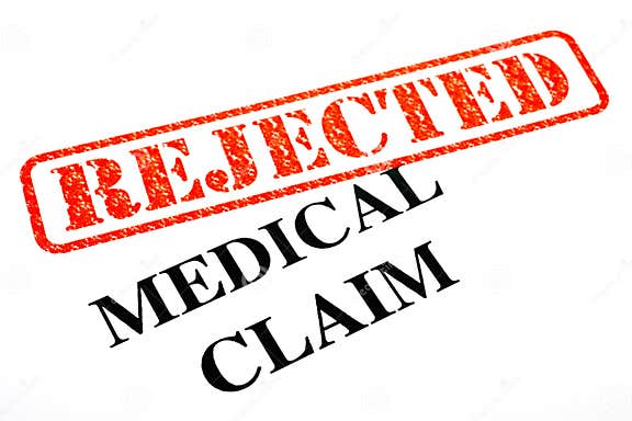Medical Claim REJECTED stock photo. Image of document - 29309076