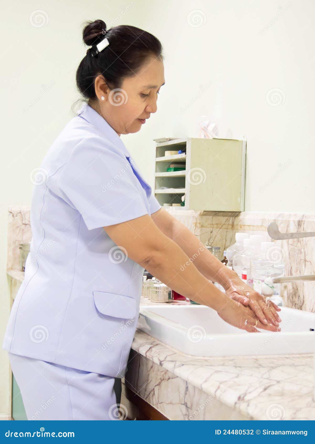 Medical Cleanup - Washing Hands Stock Photo - Image of cosmetics, clean ...