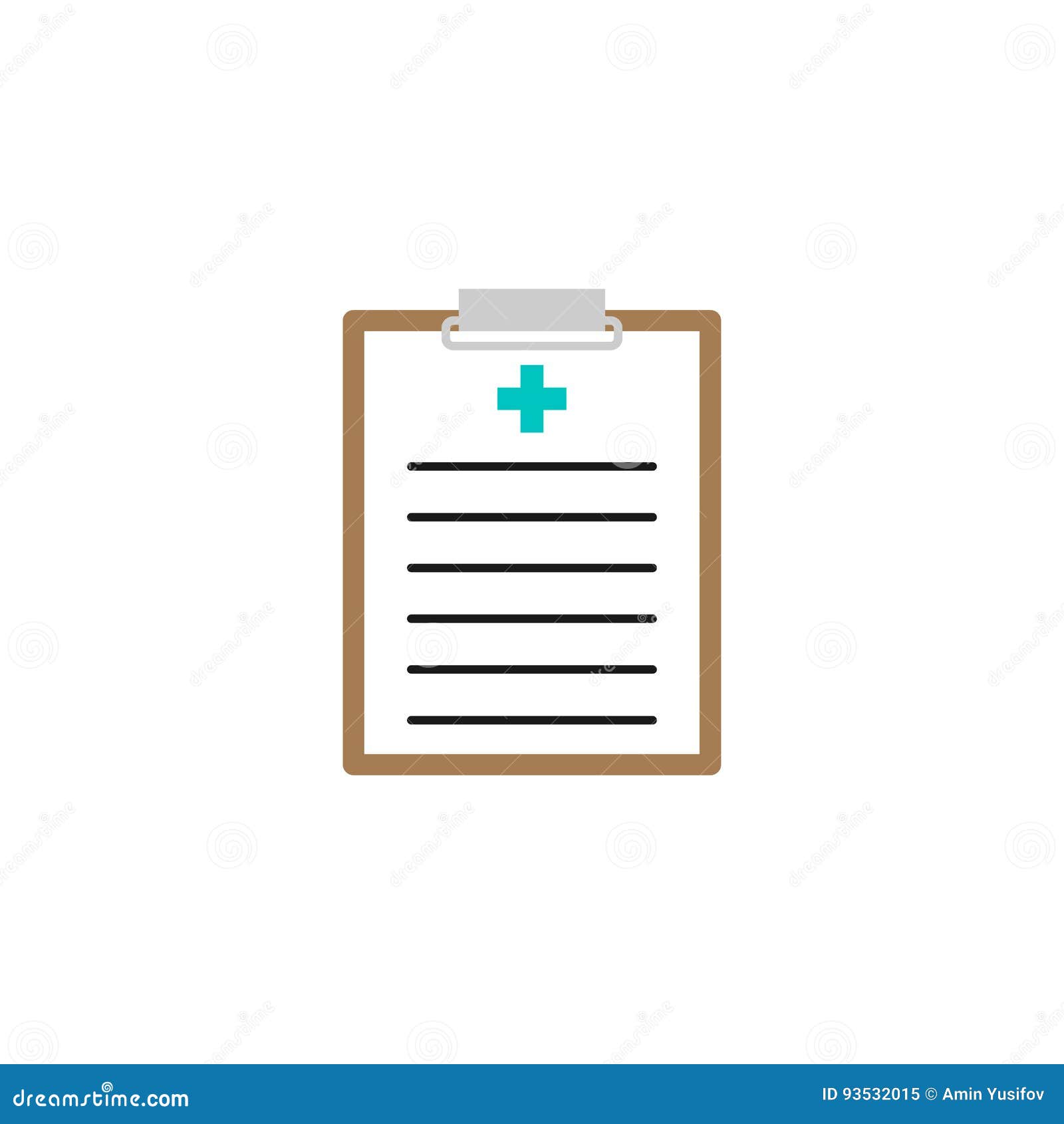 Medical Clipboard Solid Icon, Medical Form Stock Vector - Illustration ...