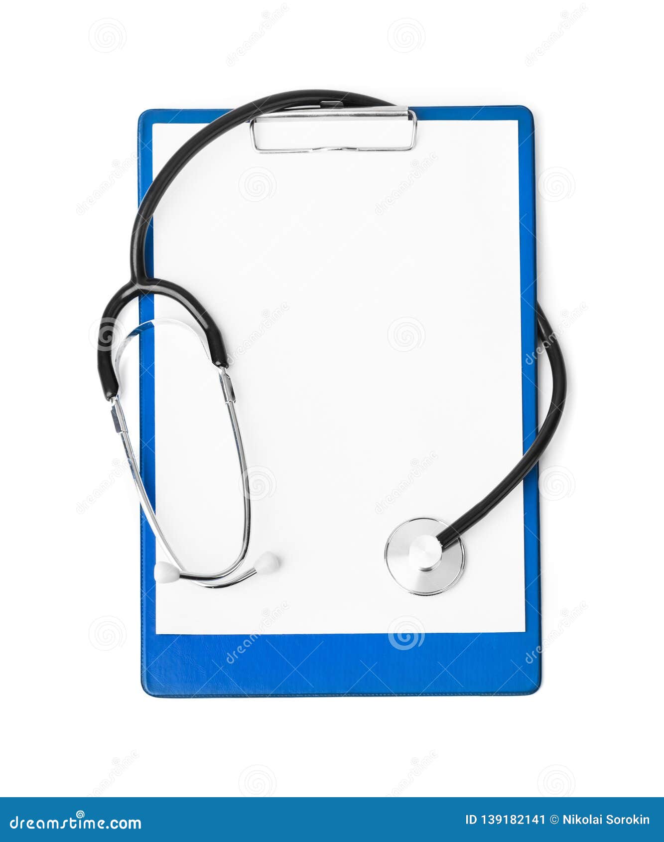 Medical Clipboard And Stethoscope Stock Image Image Of Equipment