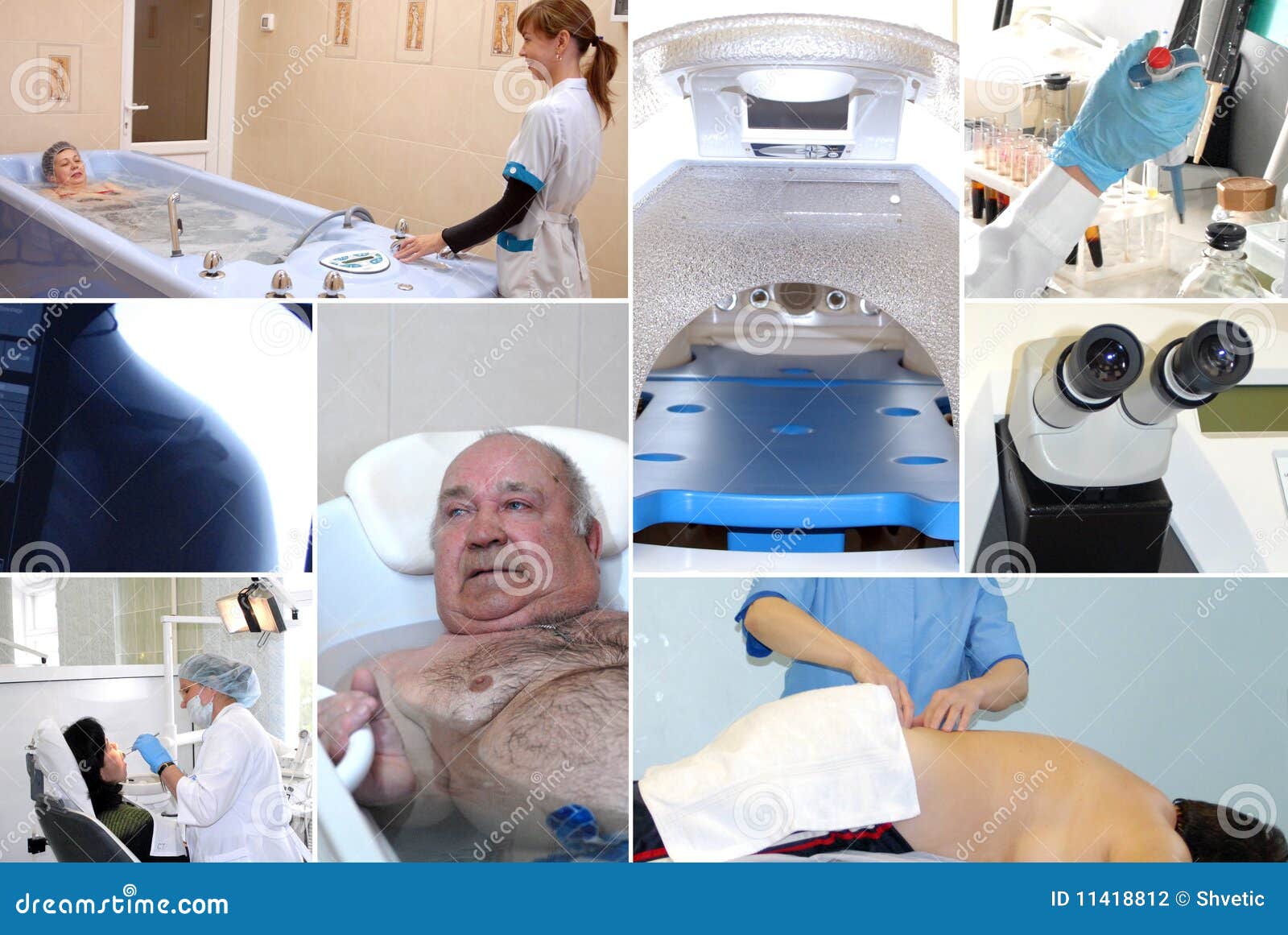 Medical collage stock photo. Image of grouped, procedure - 11418812