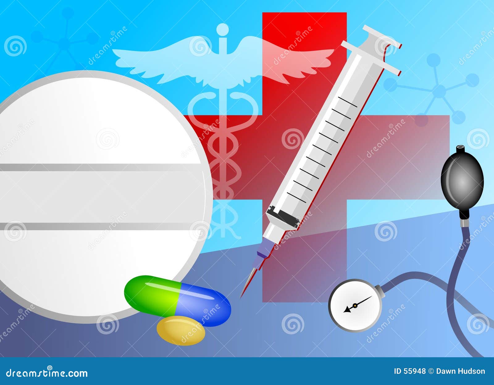 Medical Collage stock illustration. Illustration of hospital - 55948