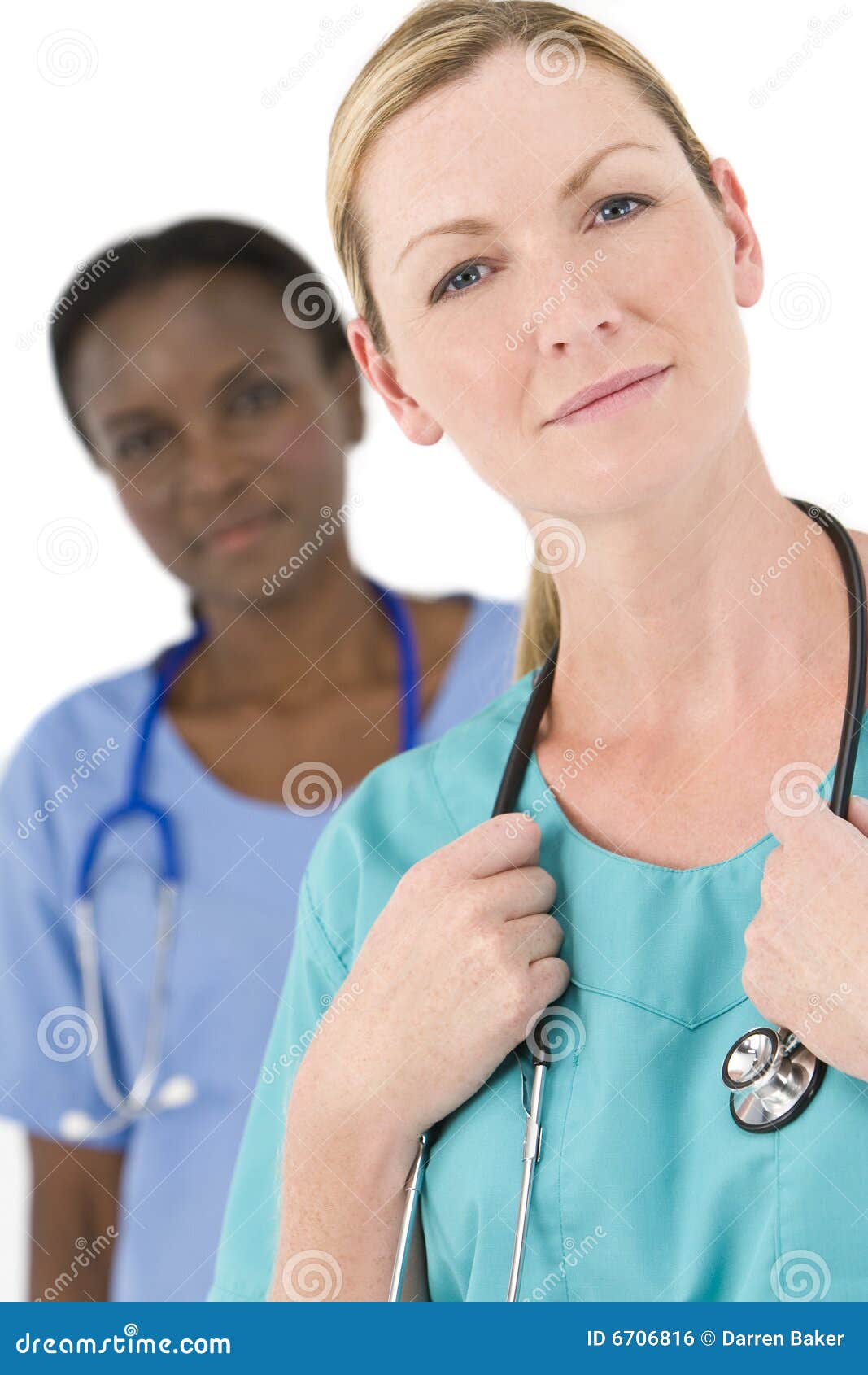 Medical Colleagues stock photo. Image of depth, scrubs - 6706816