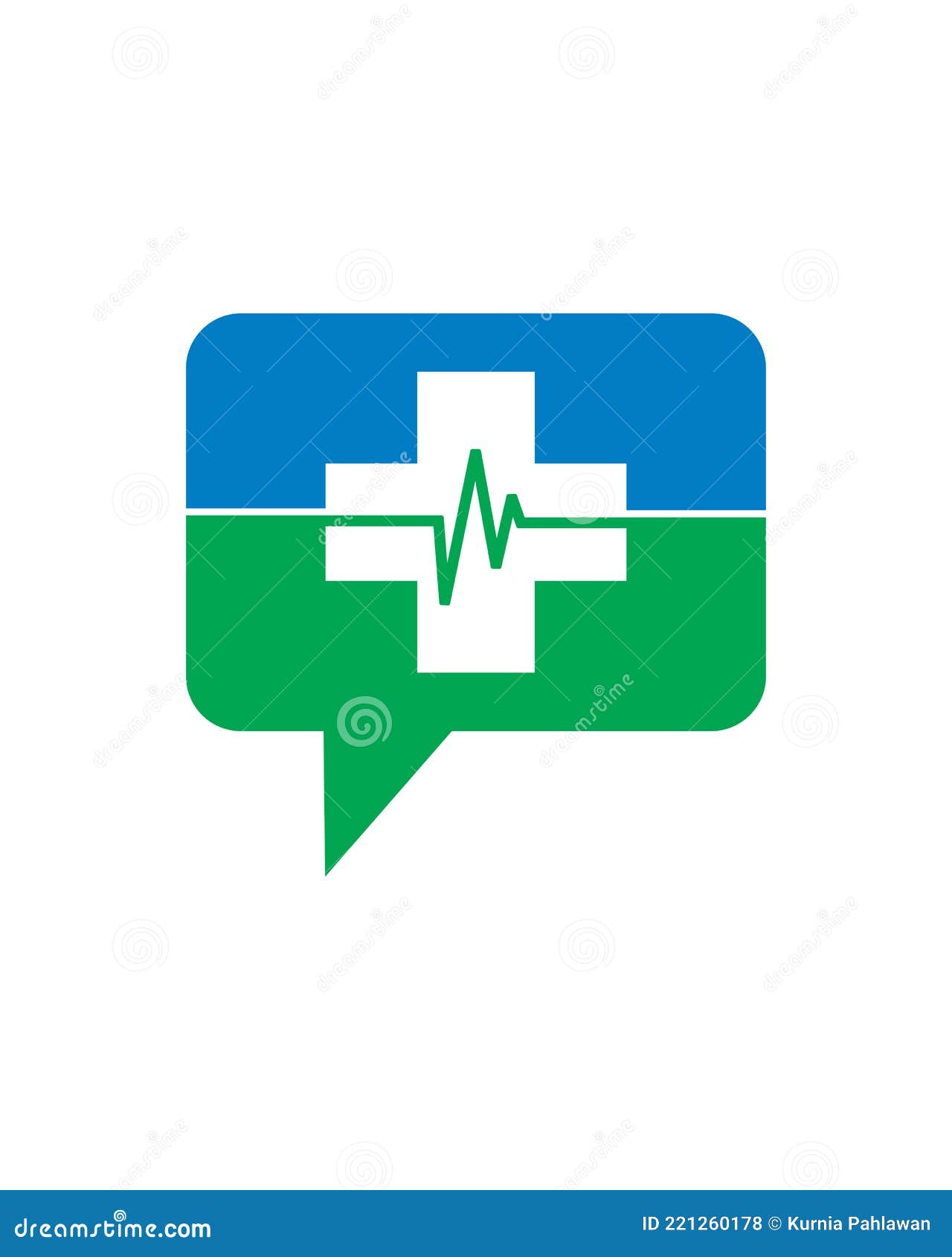 Medical Communication Logo , Clinic Vector Logo Stock Illustration ...