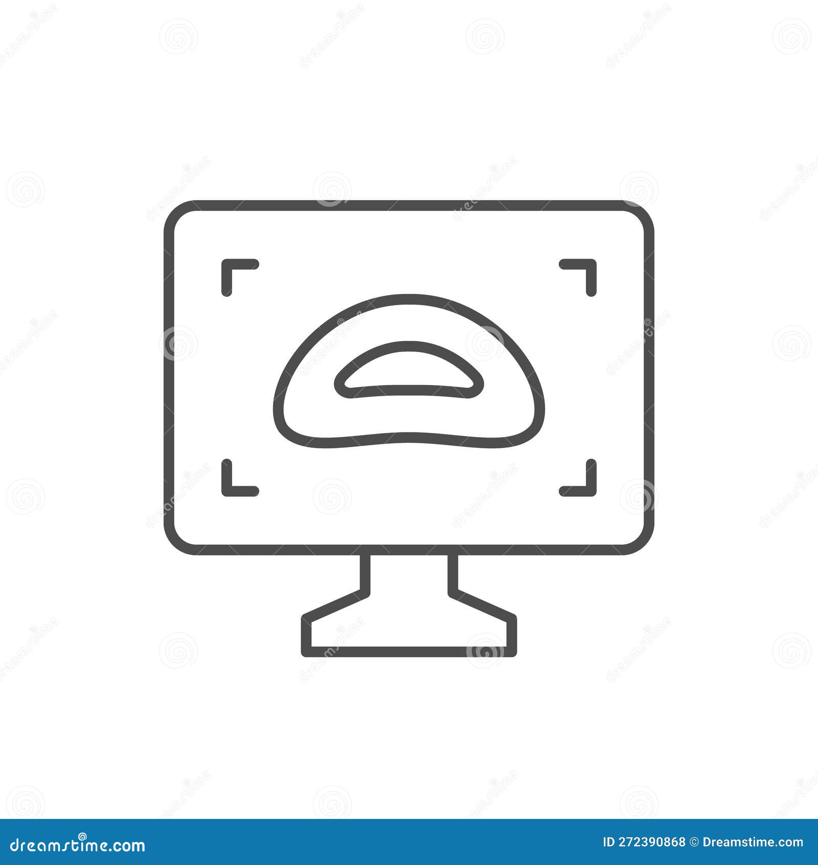 Computer Diagnostic Wizard Outline Icon. Computer Problem. Laptop ...