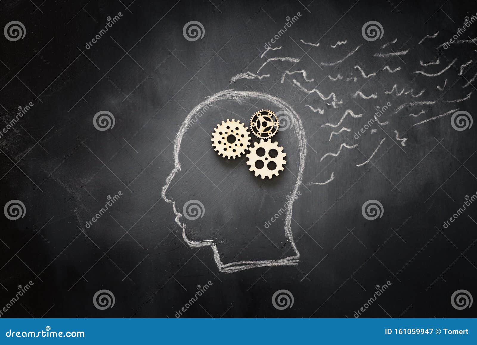 Medical Concept of Brain Made from Wooden Puzzle into Human Head. Idea ...