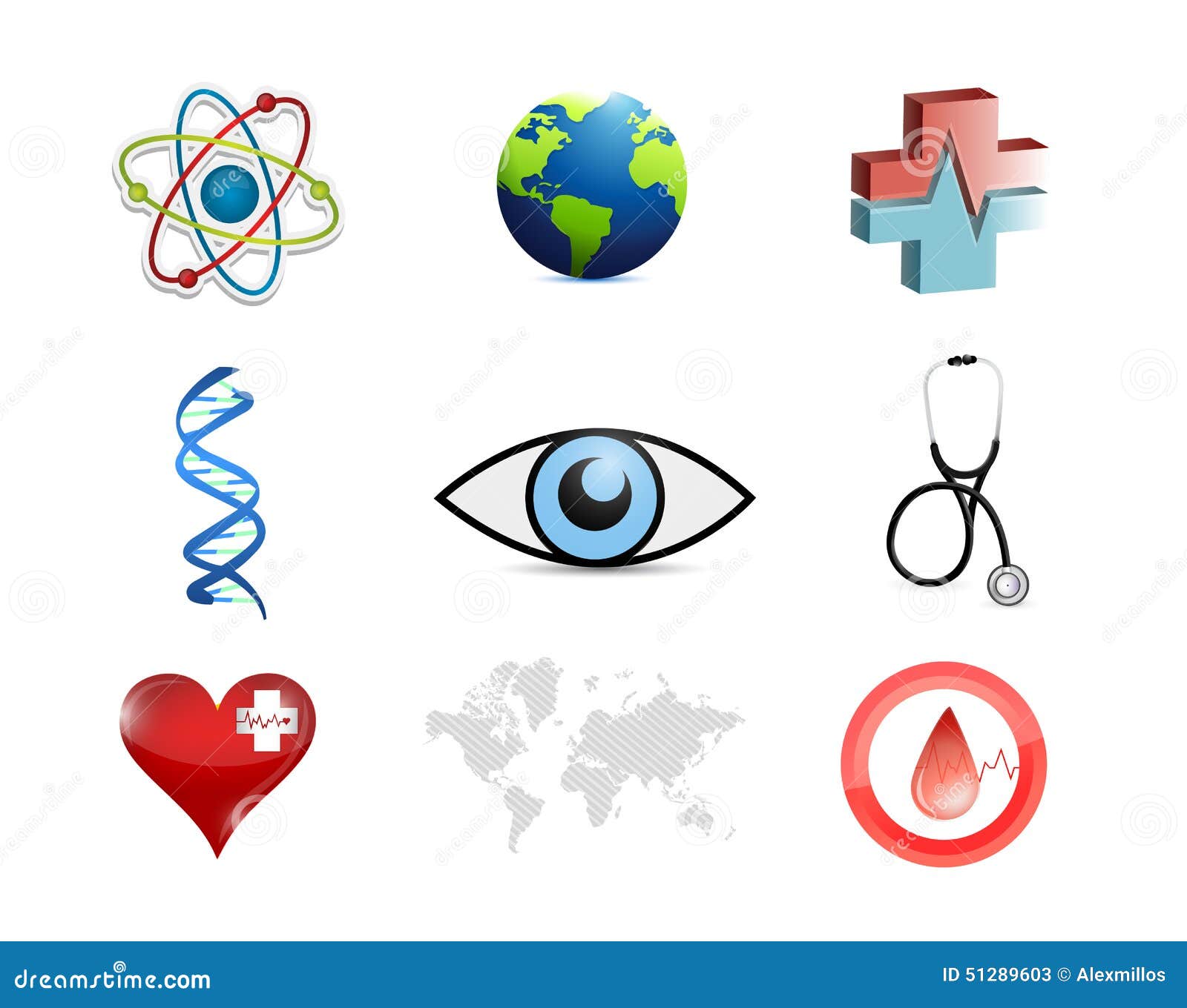 Medical Concept Icon Set Illustration Stock Illustration - Illustration ...