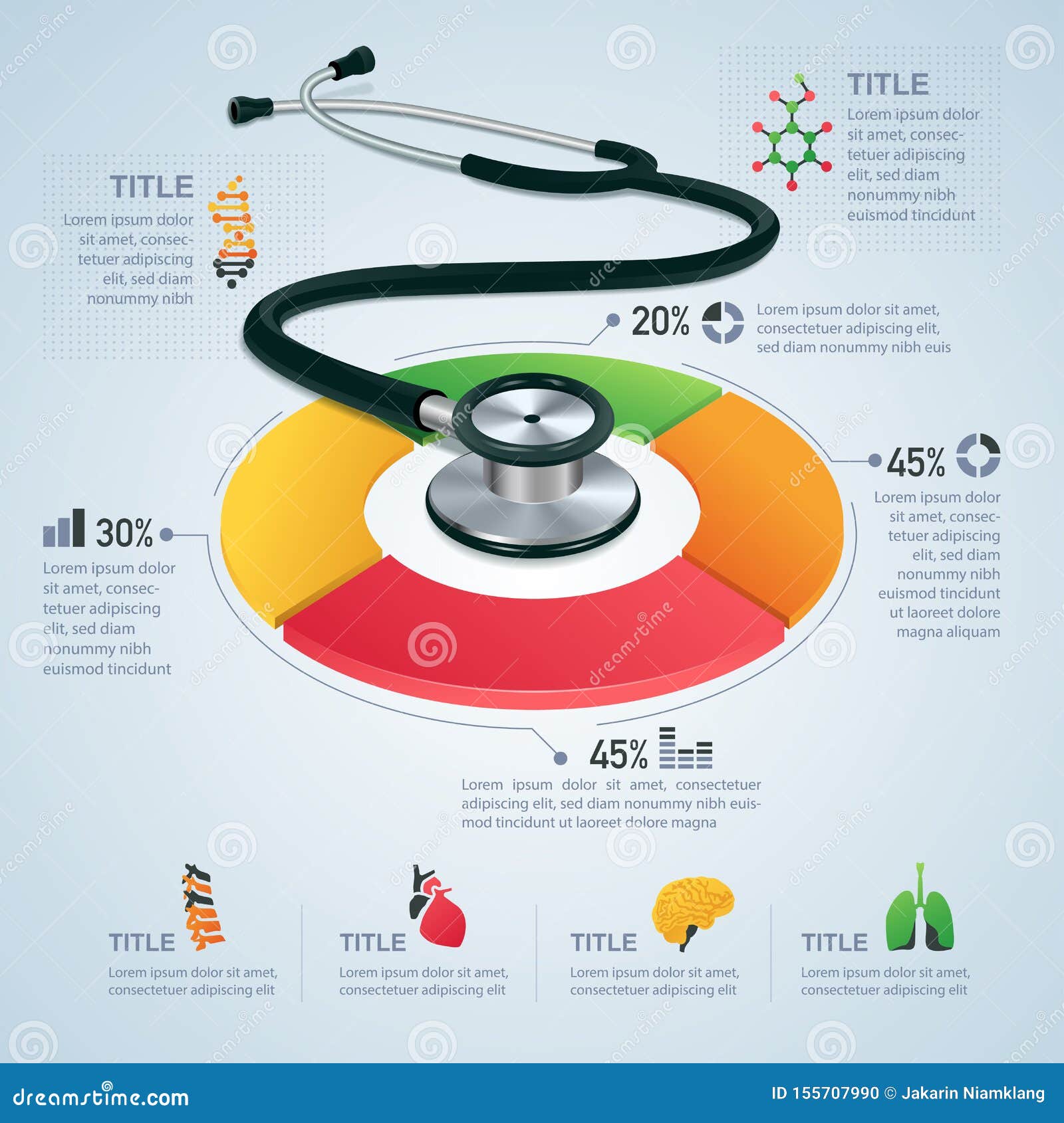 Medical concepts stock vector. Illustration of instrument - 155707990
