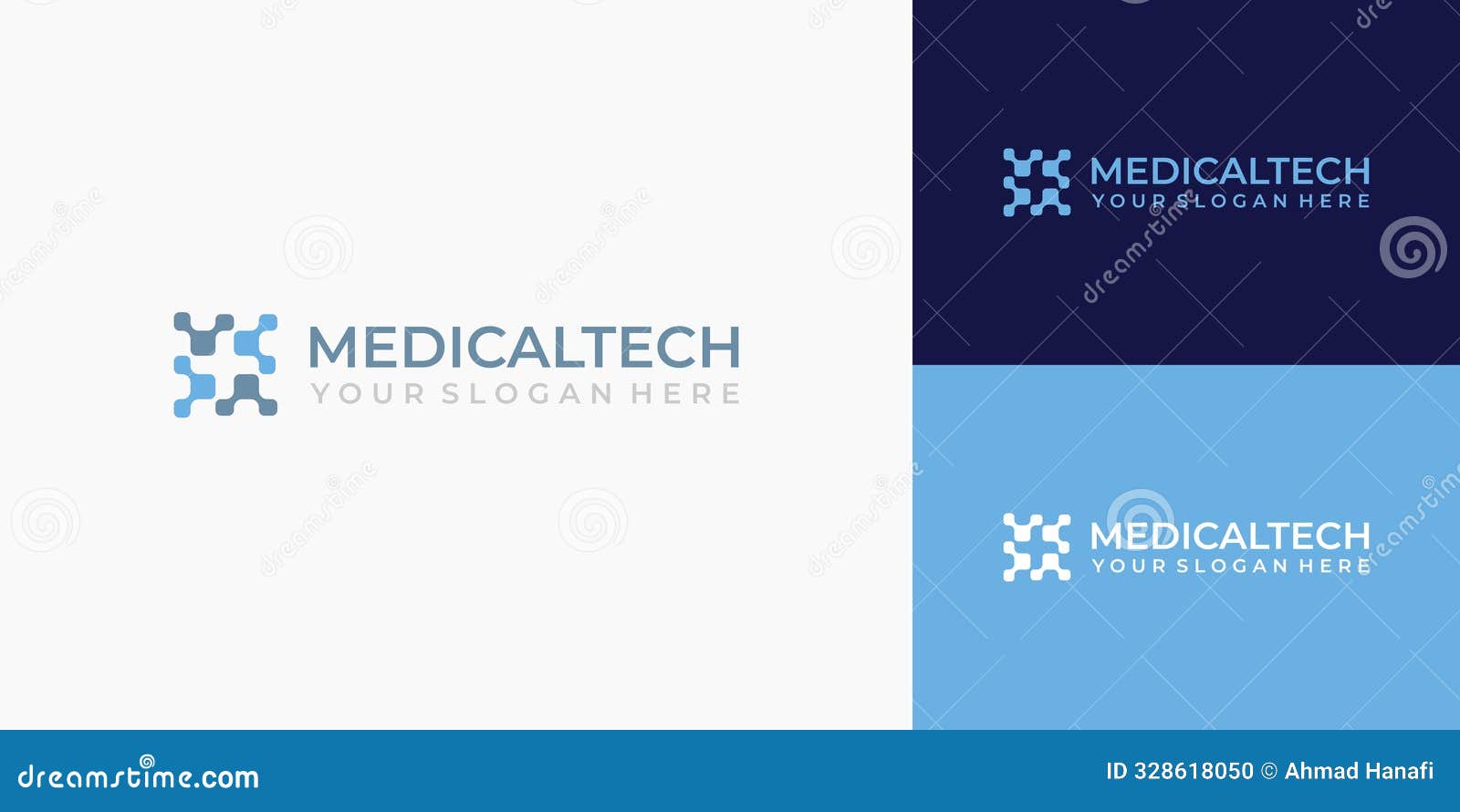 Medical Cross Connection Logo Design. Stock Illustration - Illustration ...
