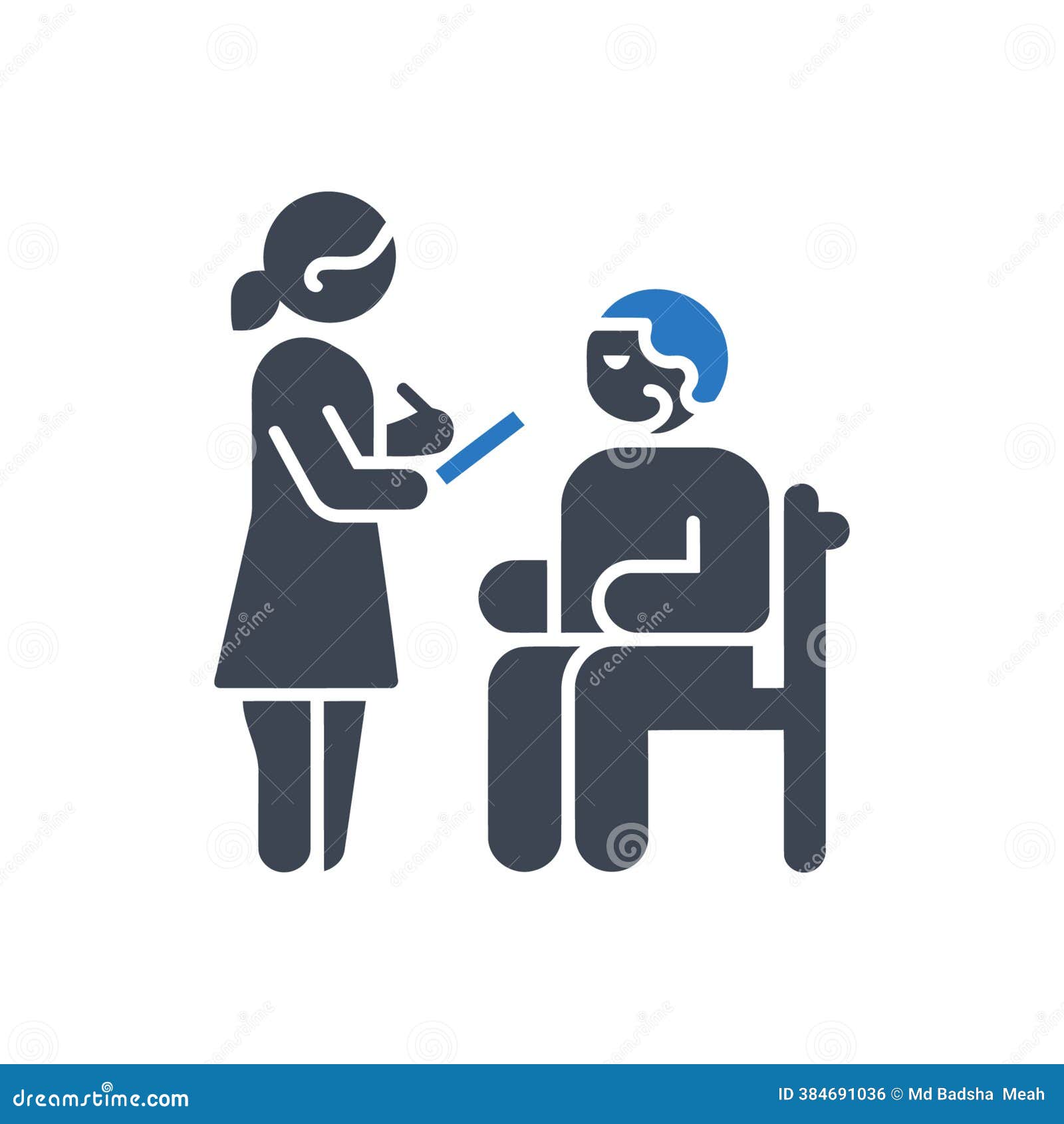 Job Interview Icon. Trendy Modern Flat Linear Vector Job Interview Icon ...