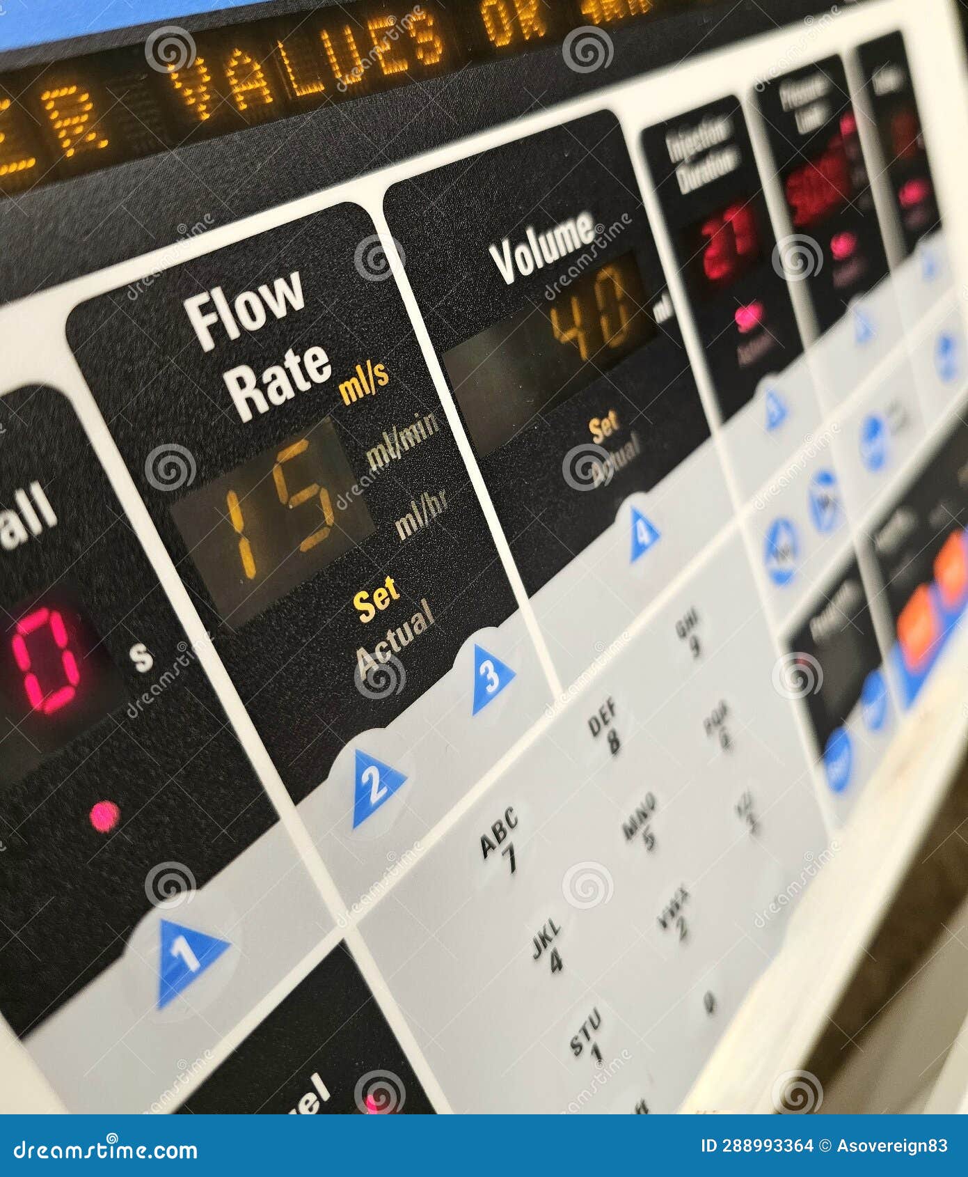 Medical Contrast Power Injector Stock Photo - Image of setting ...