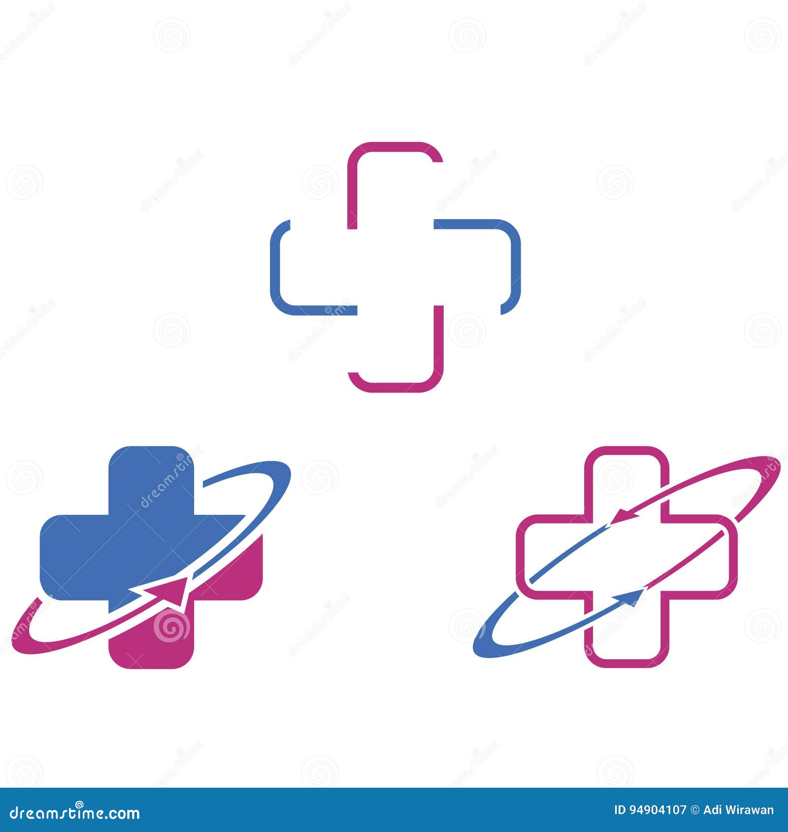 Medical cross icon stock vector. Illustration of chemist - 94904107