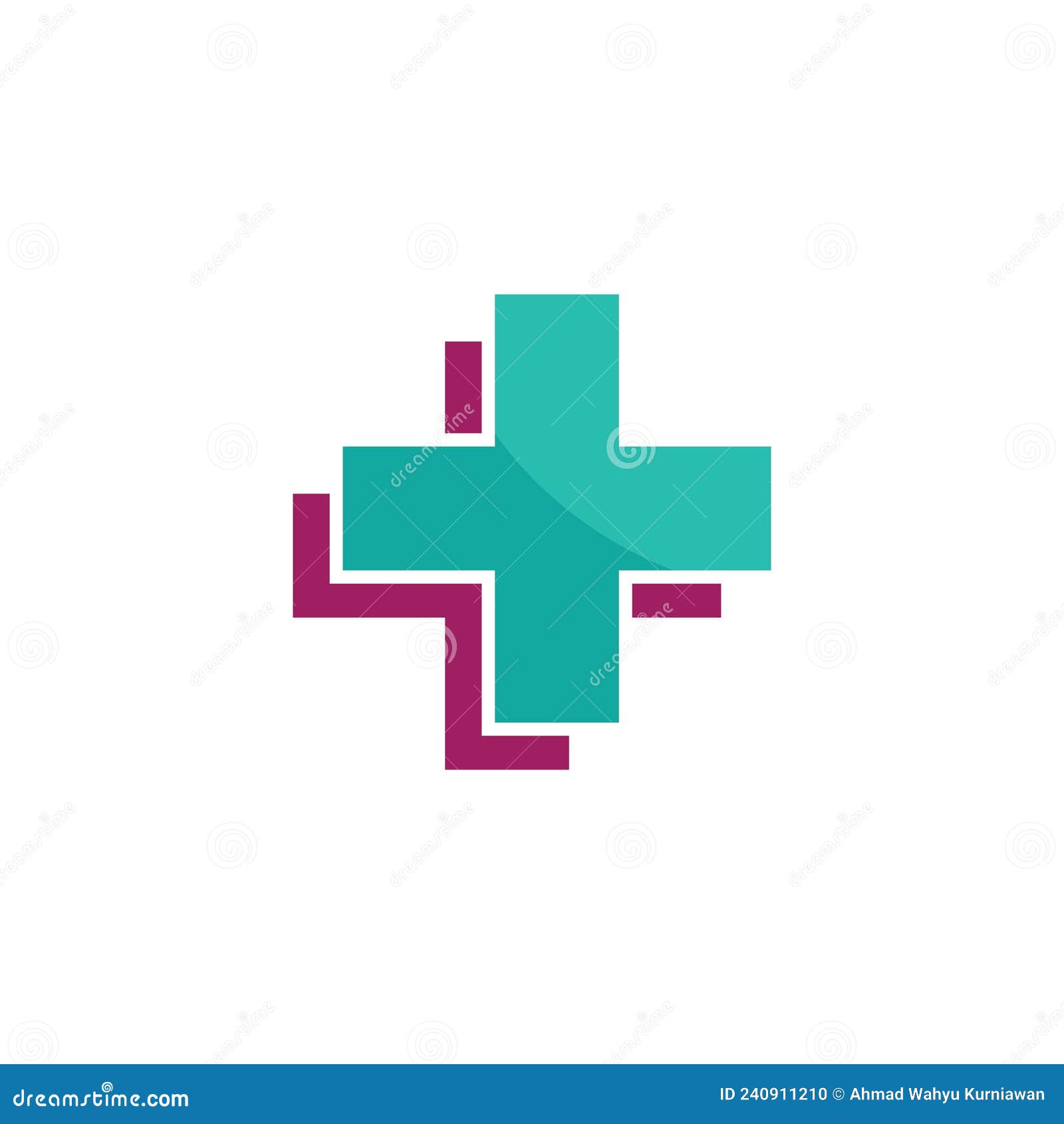 Medical Cross Illustration Logo Template Stock Vector - Illustration of ...