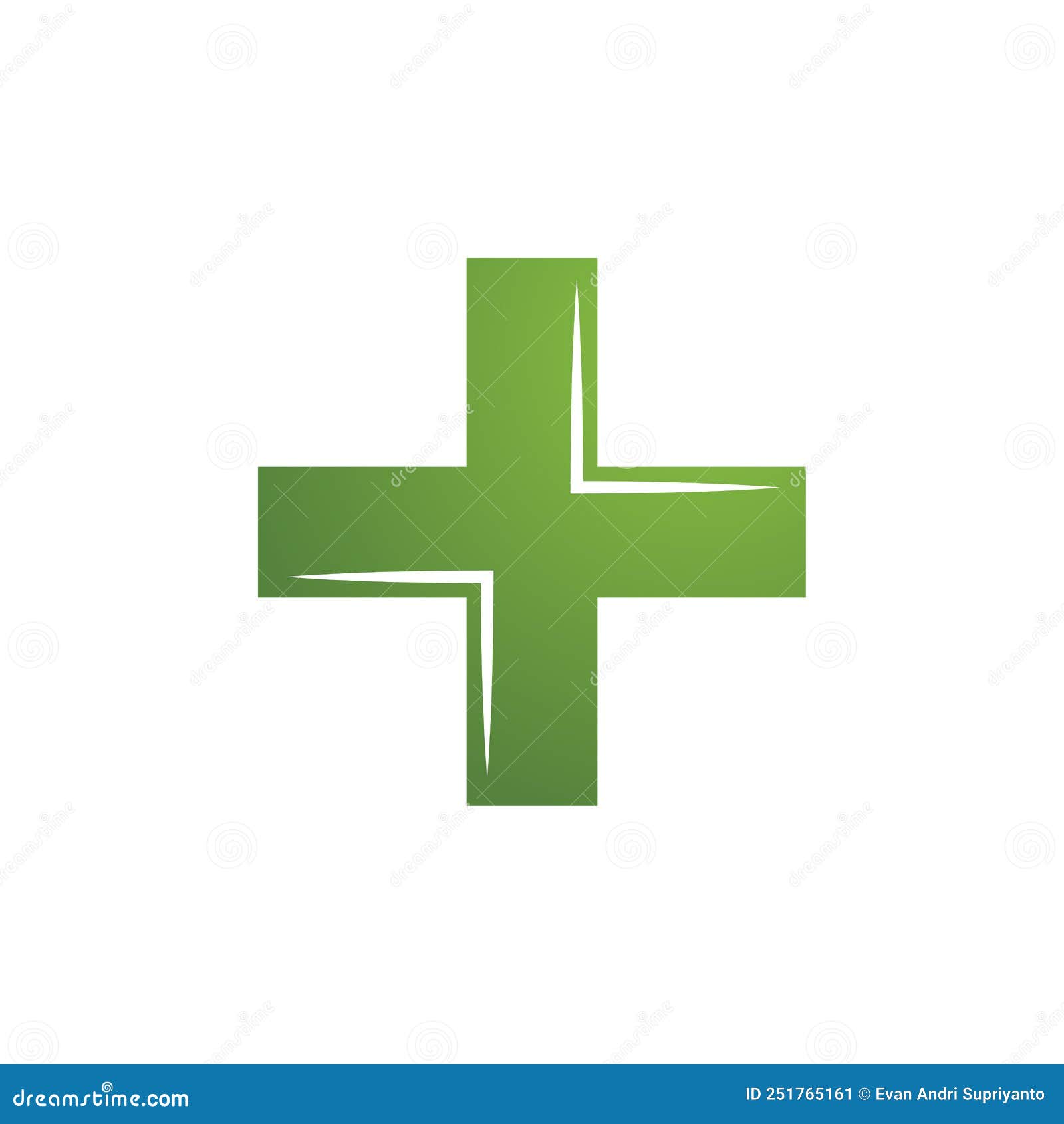 Medical Cross Illustration Logo Template Vector Design Stock Vector ...