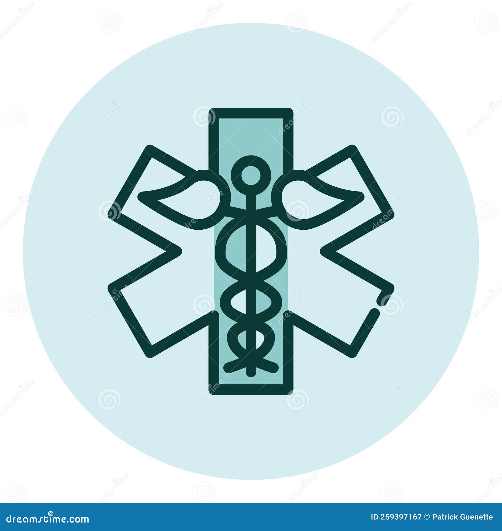 Medical cross, icon stock vector. Illustration of logo - 259397167