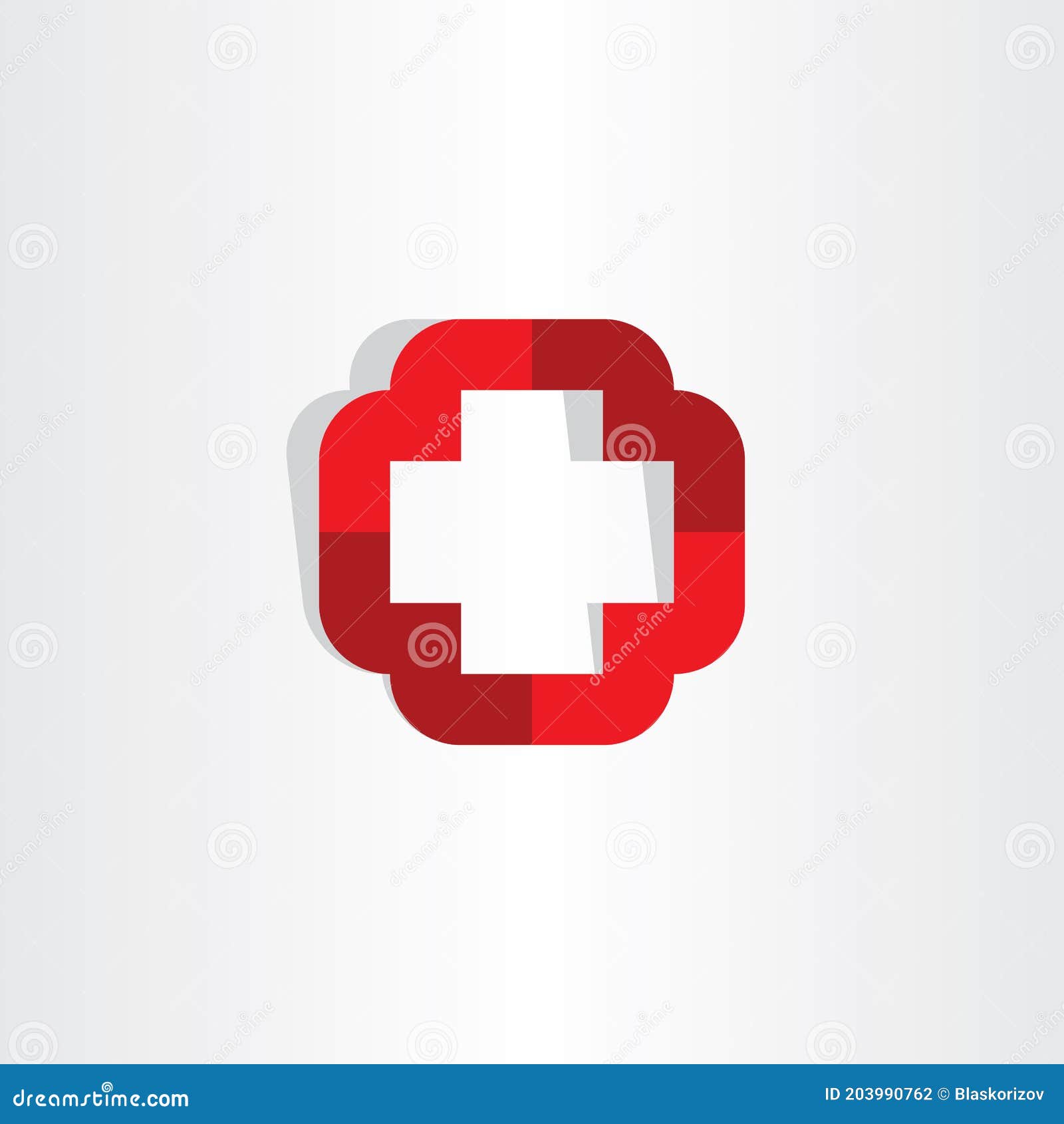 Medical Cross Symbol Icon Logo Vector Element Stock Vector ...