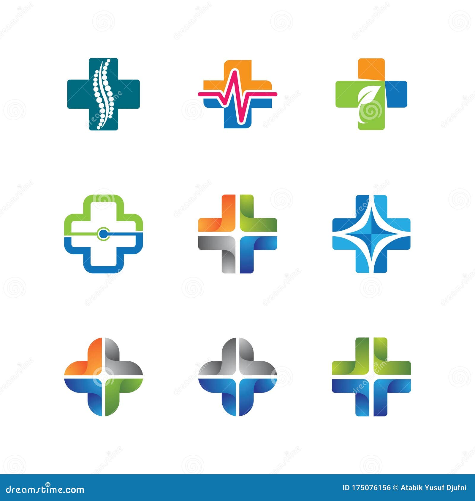 Medical cross vector icon stock vector. Illustration of badge - 175076156