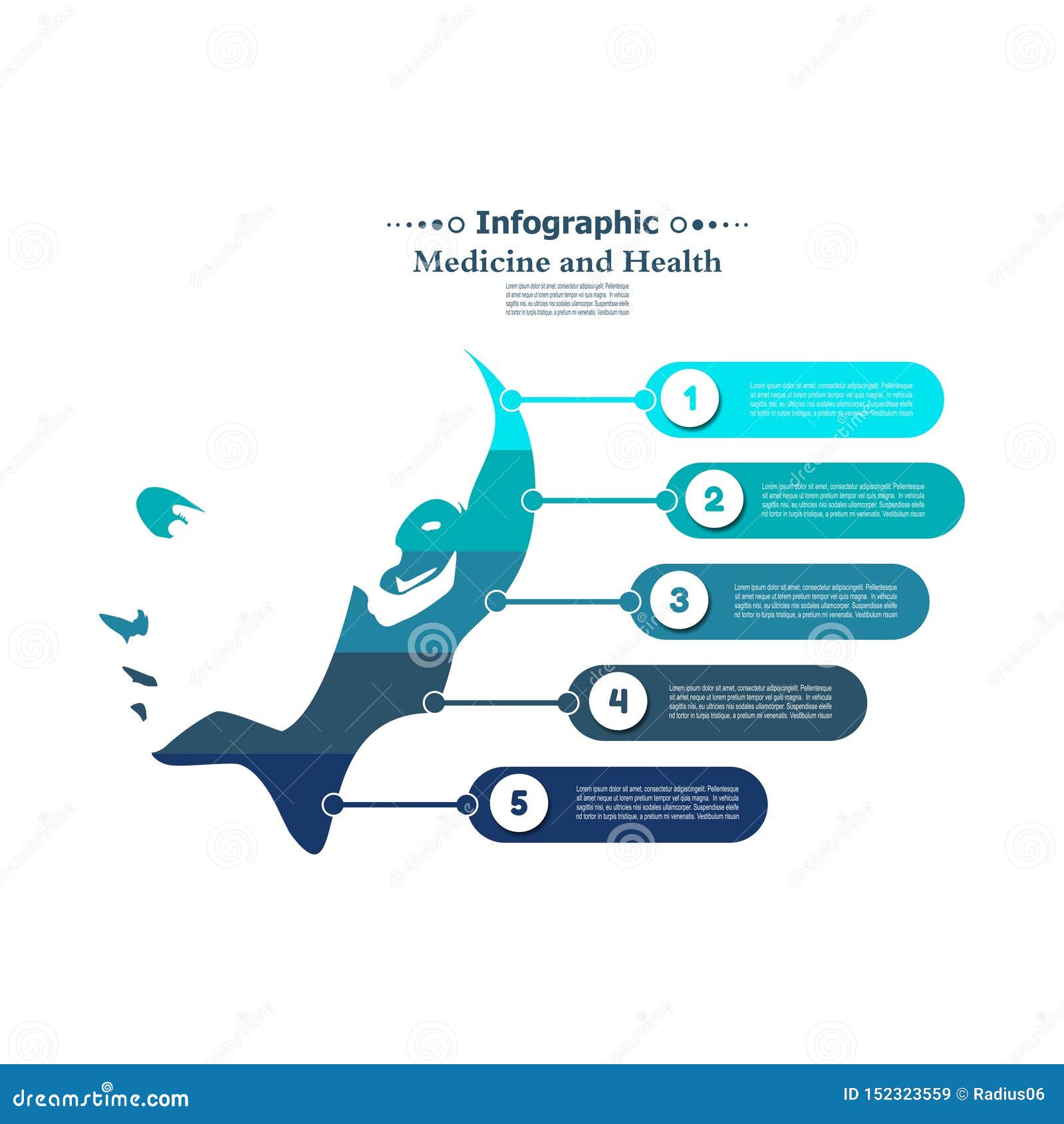 Medical data presentation stock vector. Illustration of brochure ...