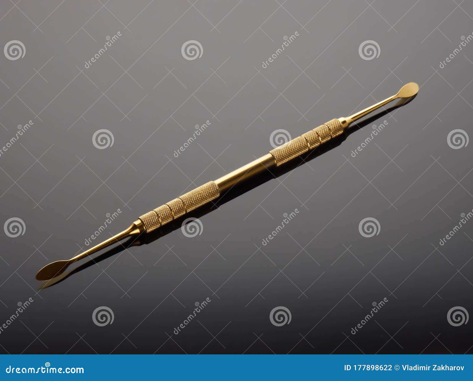 Medical Dental Tools on Gray Background Stock Photo - Image of doctor ...