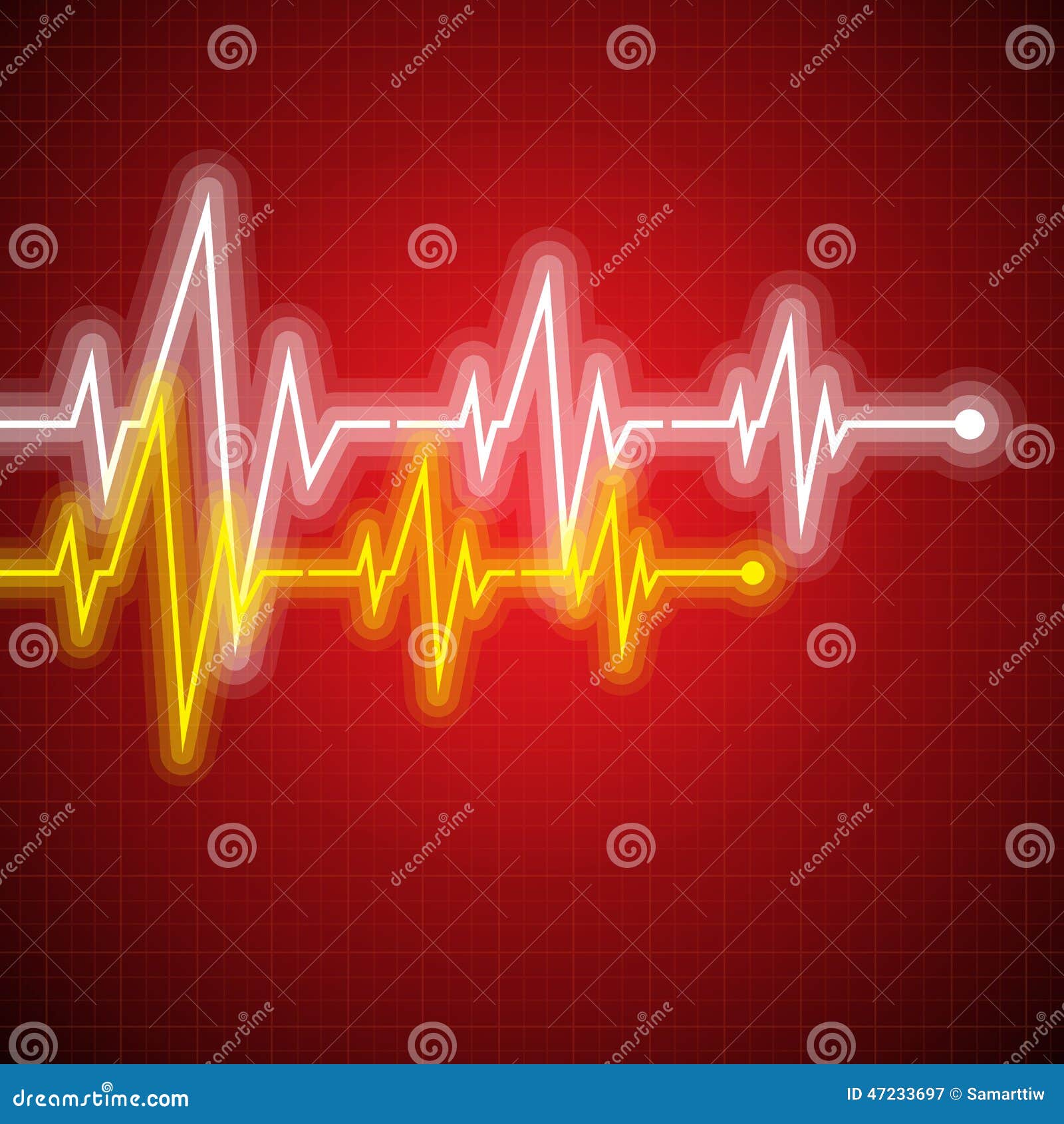 Medical Design - Cardiogram Stock Vector - Illustration of pulse, death ...