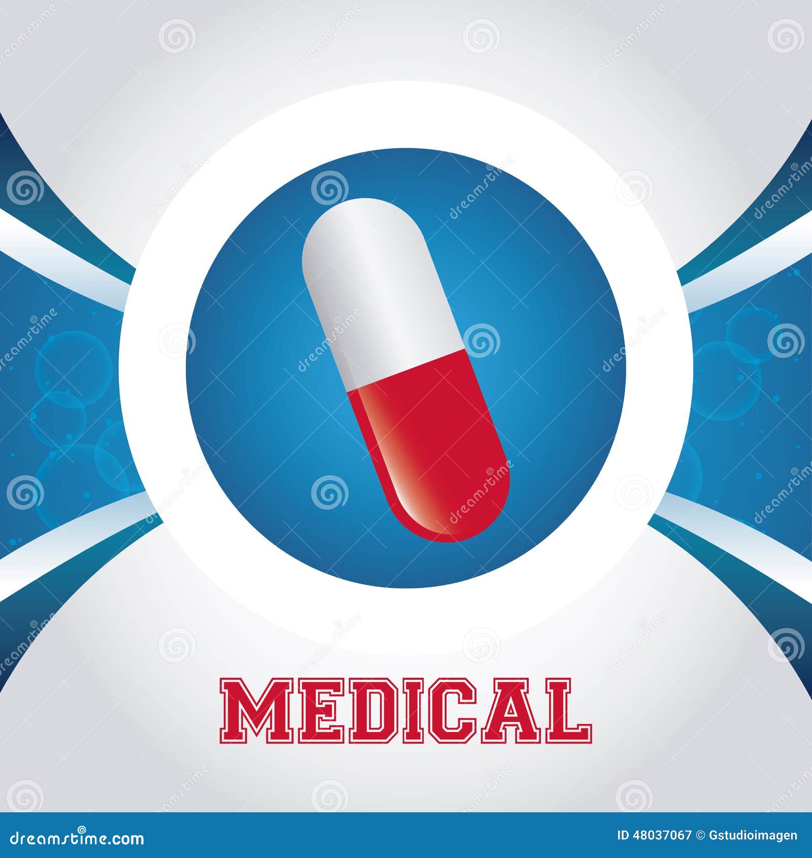 Medical design stock illustration. Illustration of healthcare - 48037067