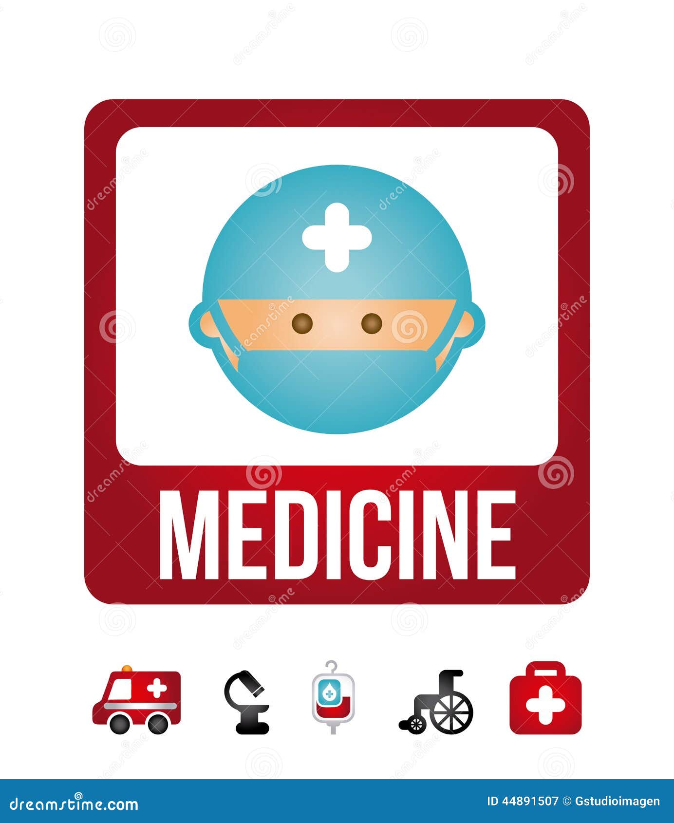 Medical design stock vector. Illustration of label, abstract - 44891507