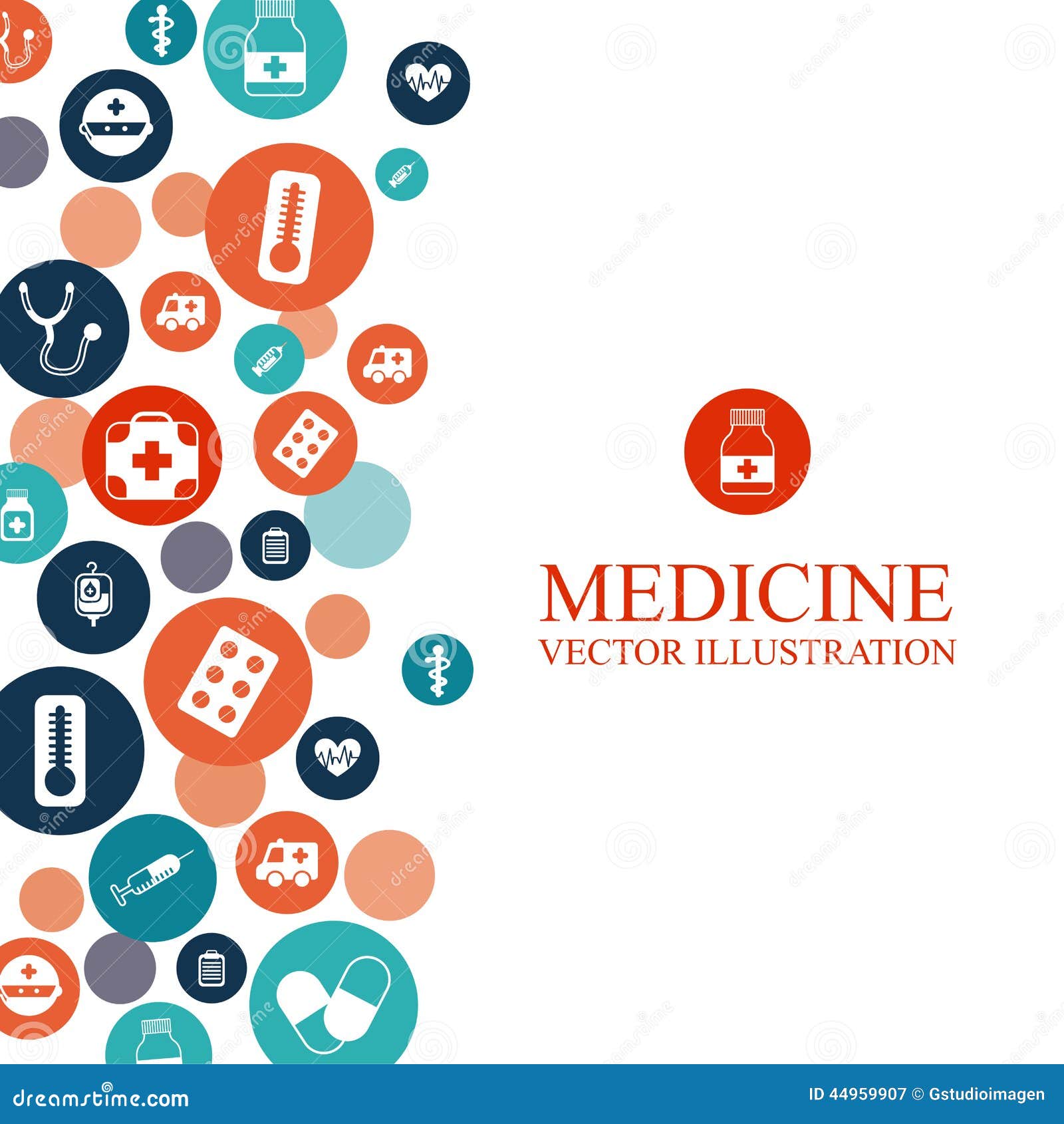 Medical design stock vector. Illustration of editable - 44959907