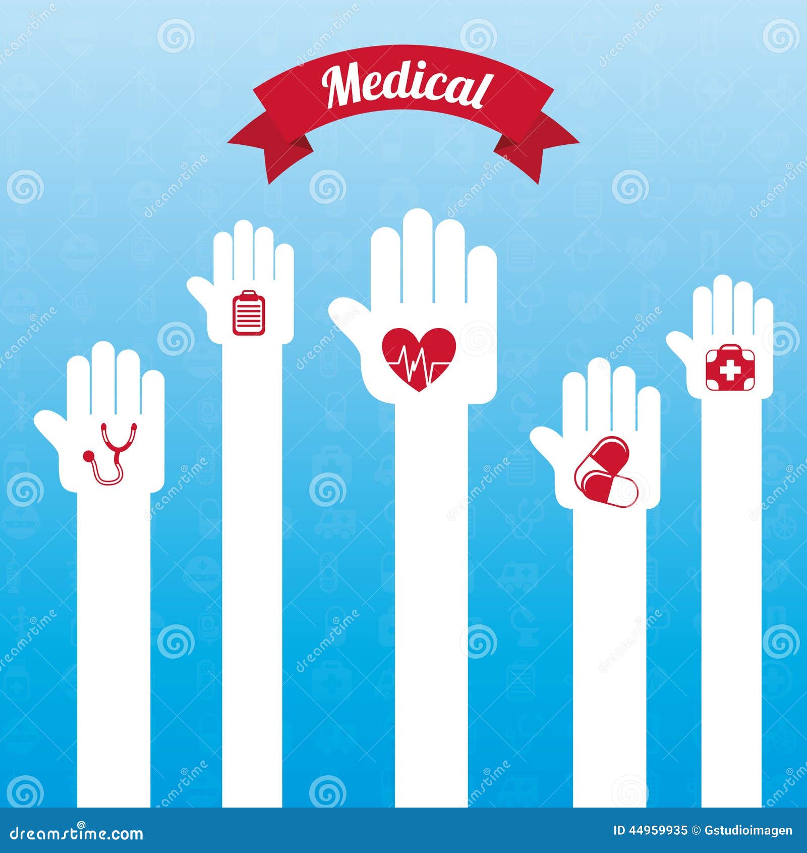 Medical design stock vector. Illustration of background - 44959935