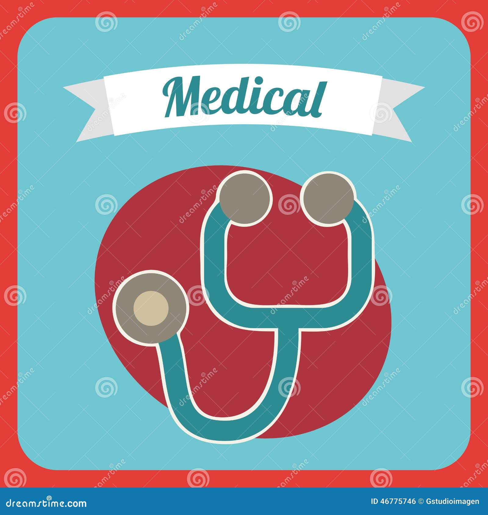 Medical design stock vector. Illustration of cardiology - 46775746