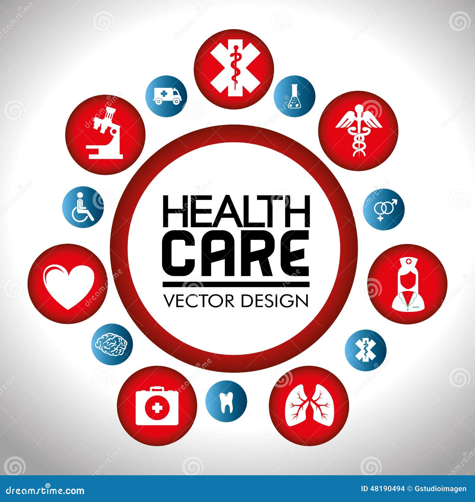 Medical Design, Illustration. Stock Illustration - Illustration of ...