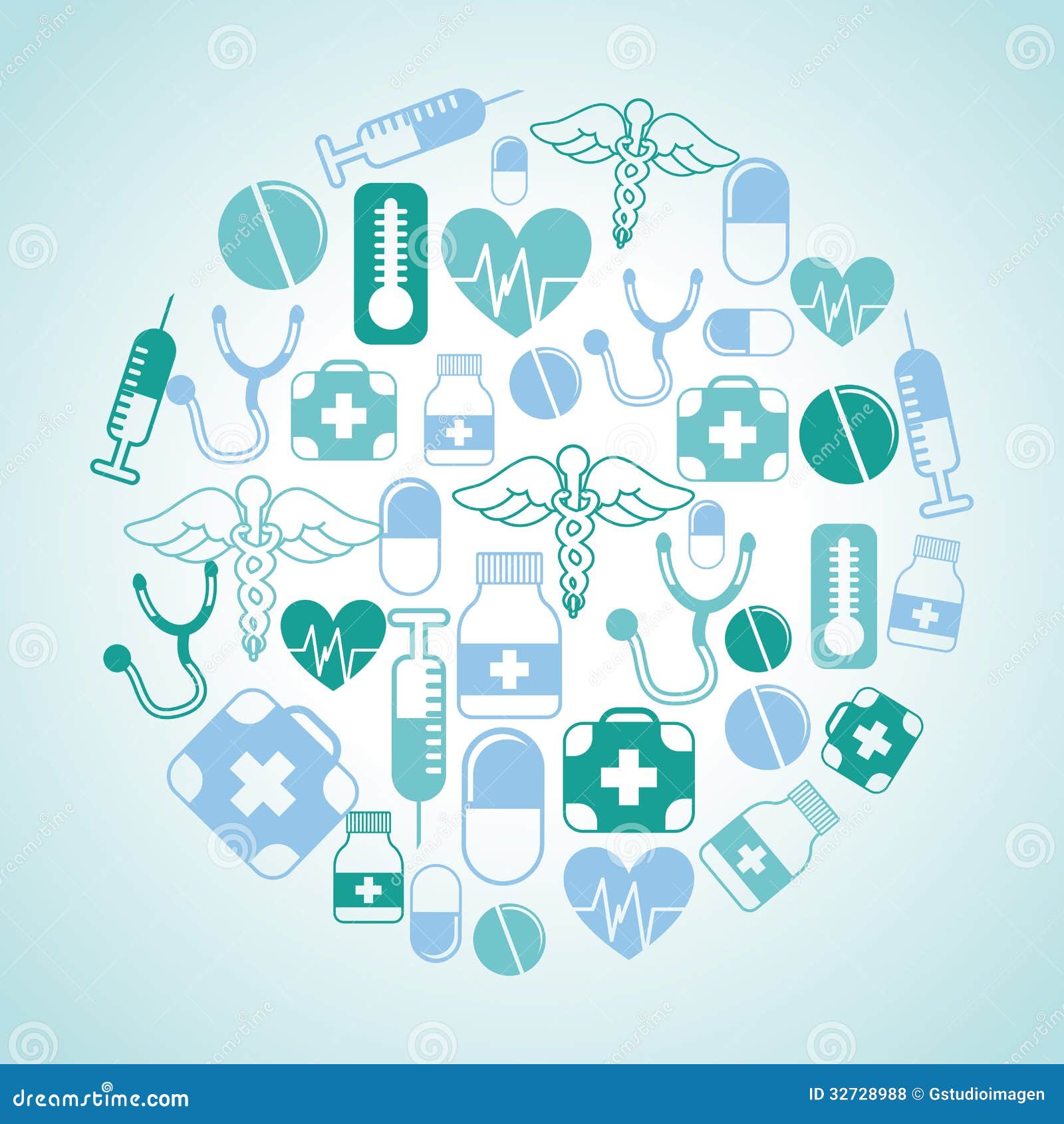 Medical Design Cartoon Vector | CartoonDealer.com #45472645