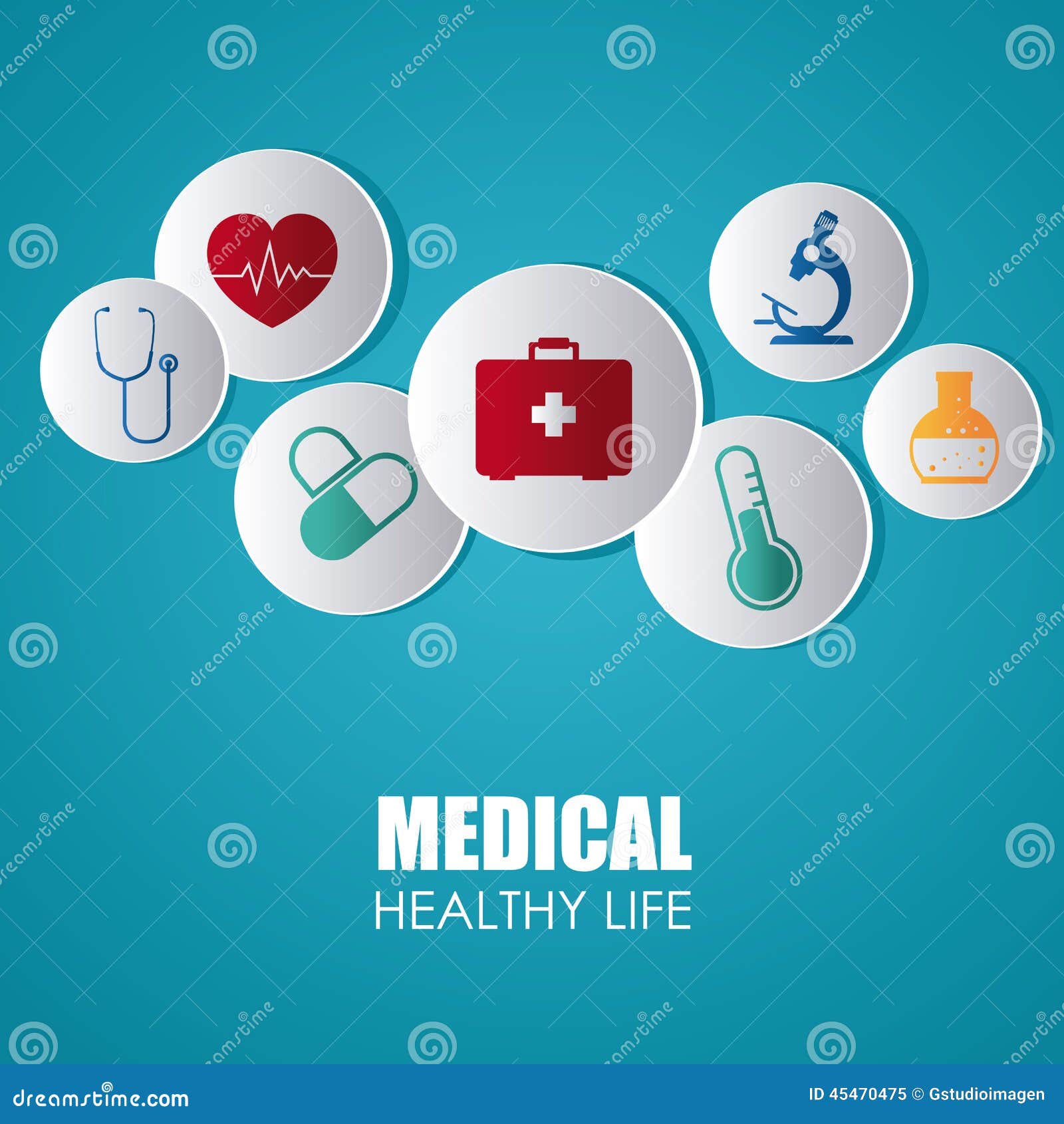 Medical Design Cartoon Vector | CartoonDealer.com #45472645