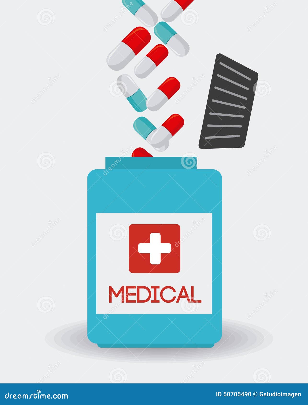 Medical Design, Vector Illustration. Stock Vector - Illustration of ...