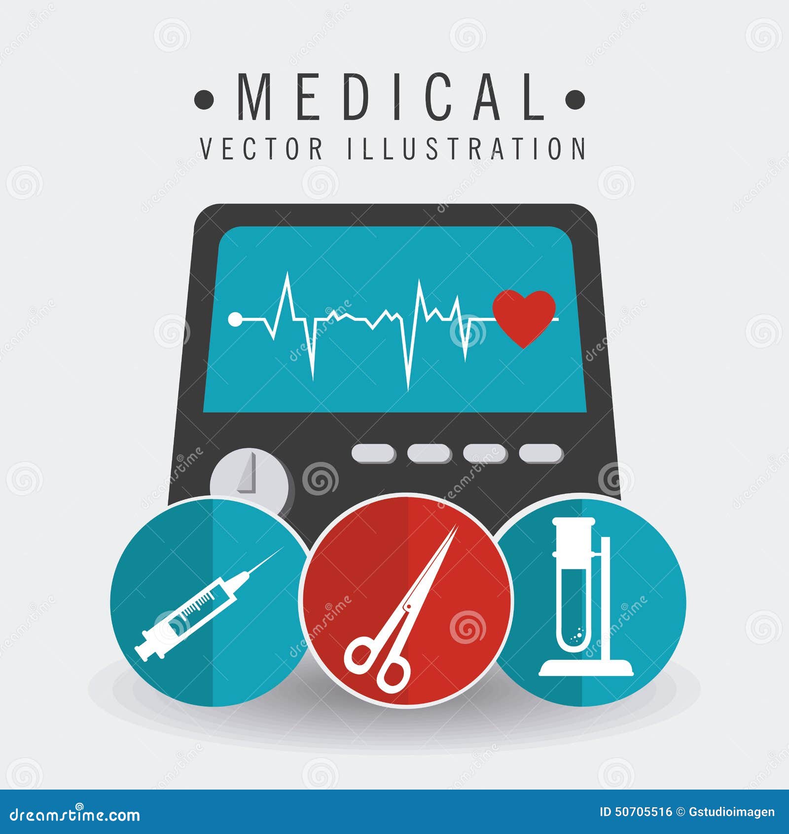Medical Design, Vector Illustration. Stock Vector - Illustration of ...