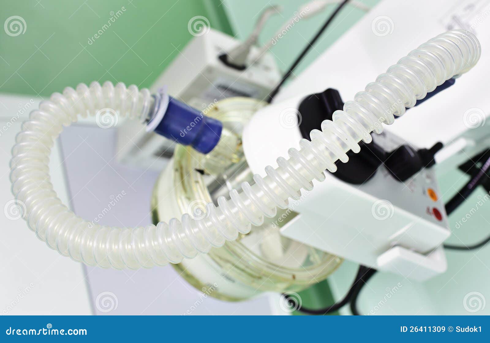 Medical Device. Humidifier To the Supply Air Stock Image - Image of ...