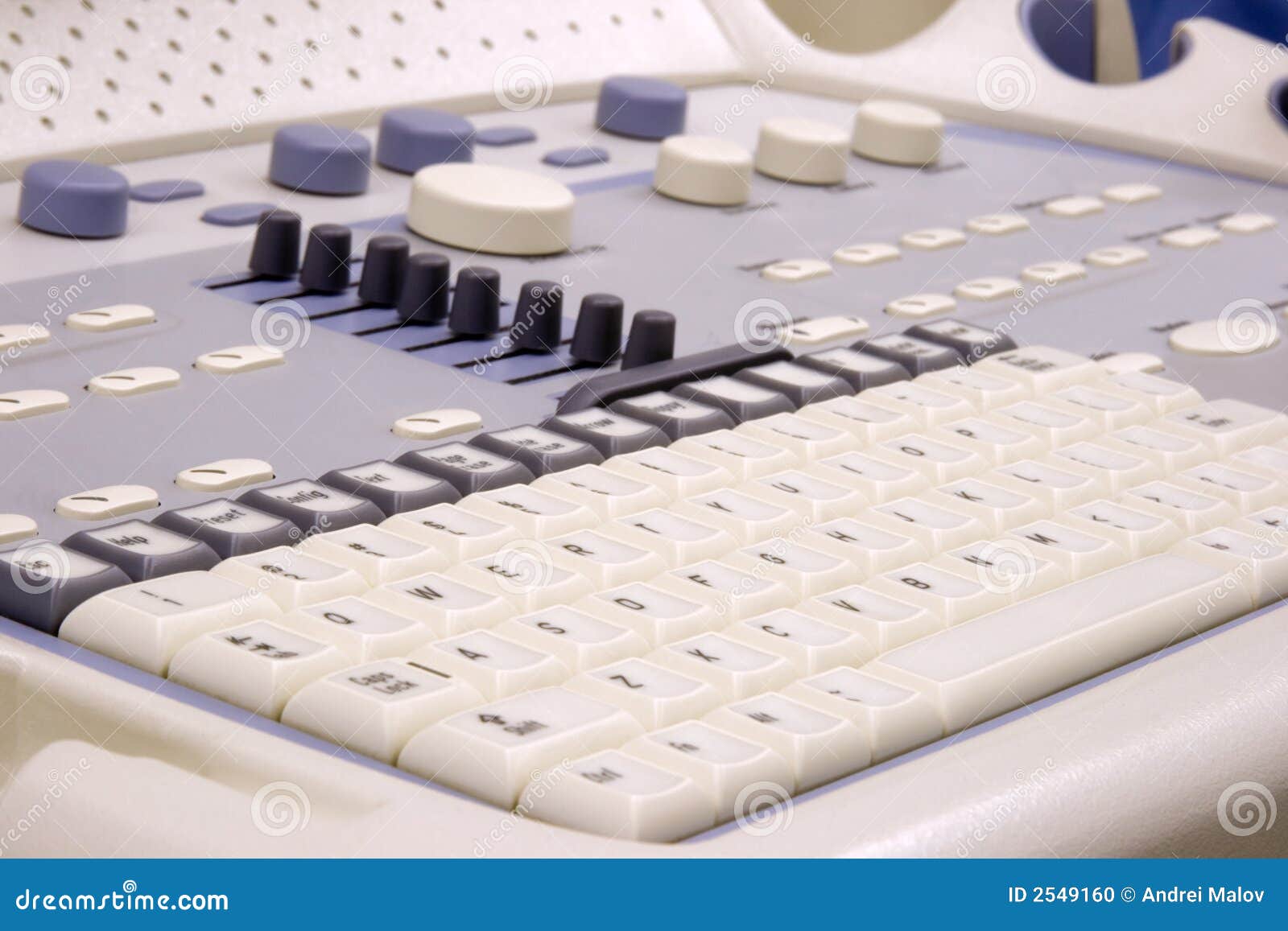 Medical device keyboard stock photo. Image of healthy - 2549160
