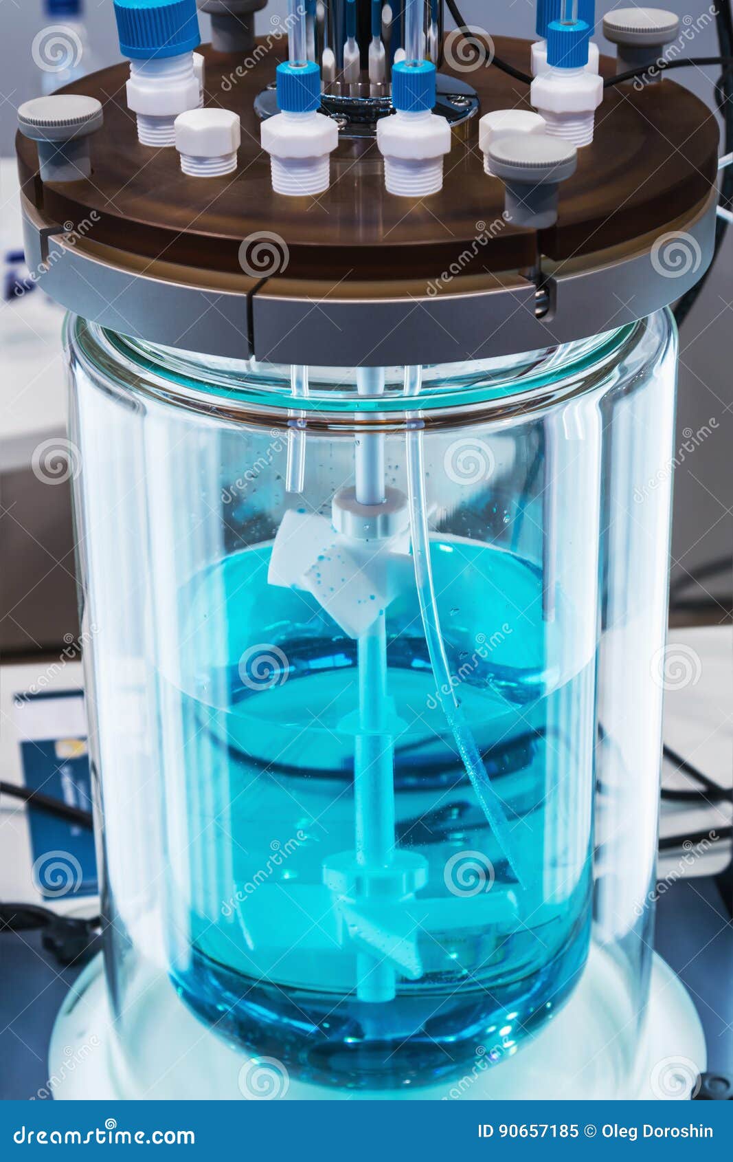 Medical Device for Measurements in the Laboratory. Stock Image - Image ...