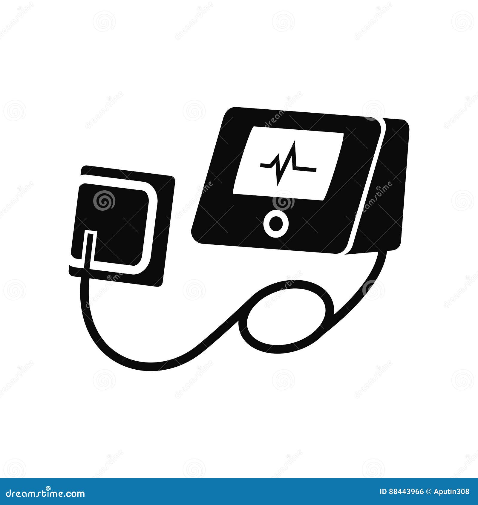 Medical Device for Measuring Pressure Vector Icon Stock Vector ...