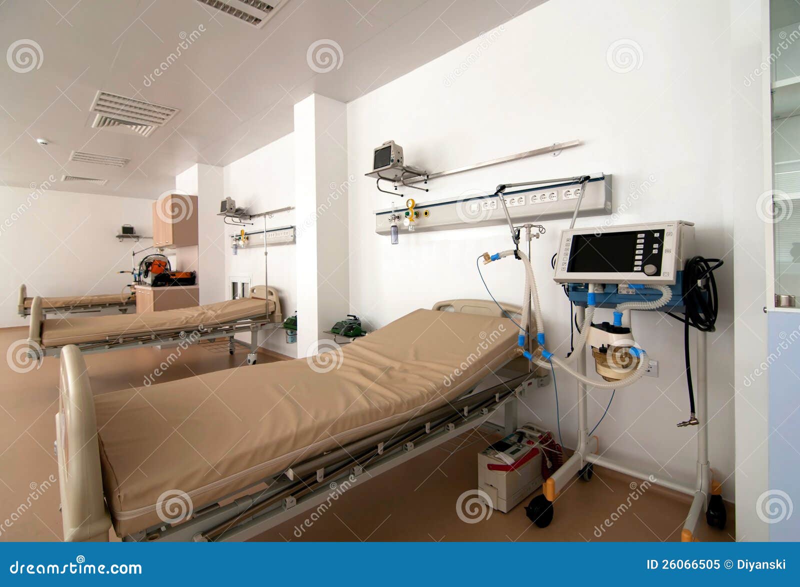 Medical-diagnostic Equipment Room Stock Image - Image of patient ...