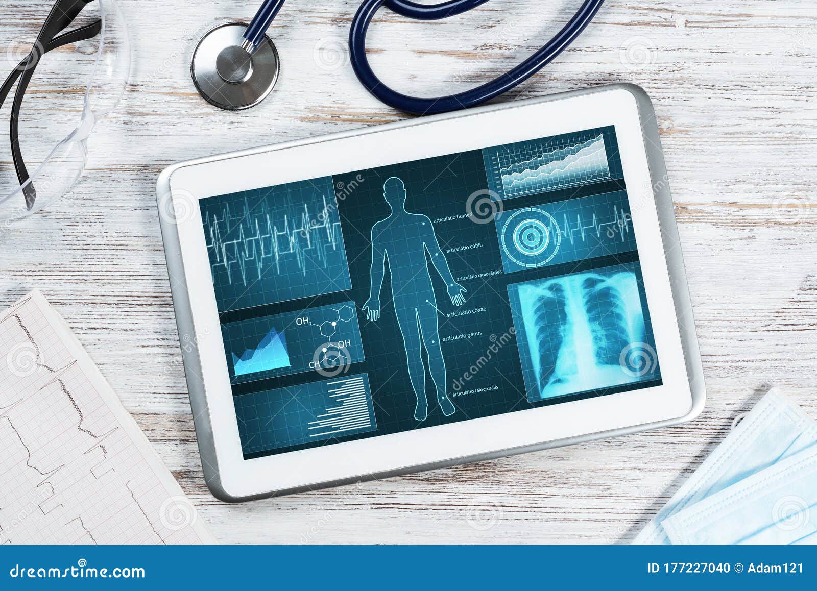 Medical Diagnostics in Modern Hospital. Stock Photo - Image of ...