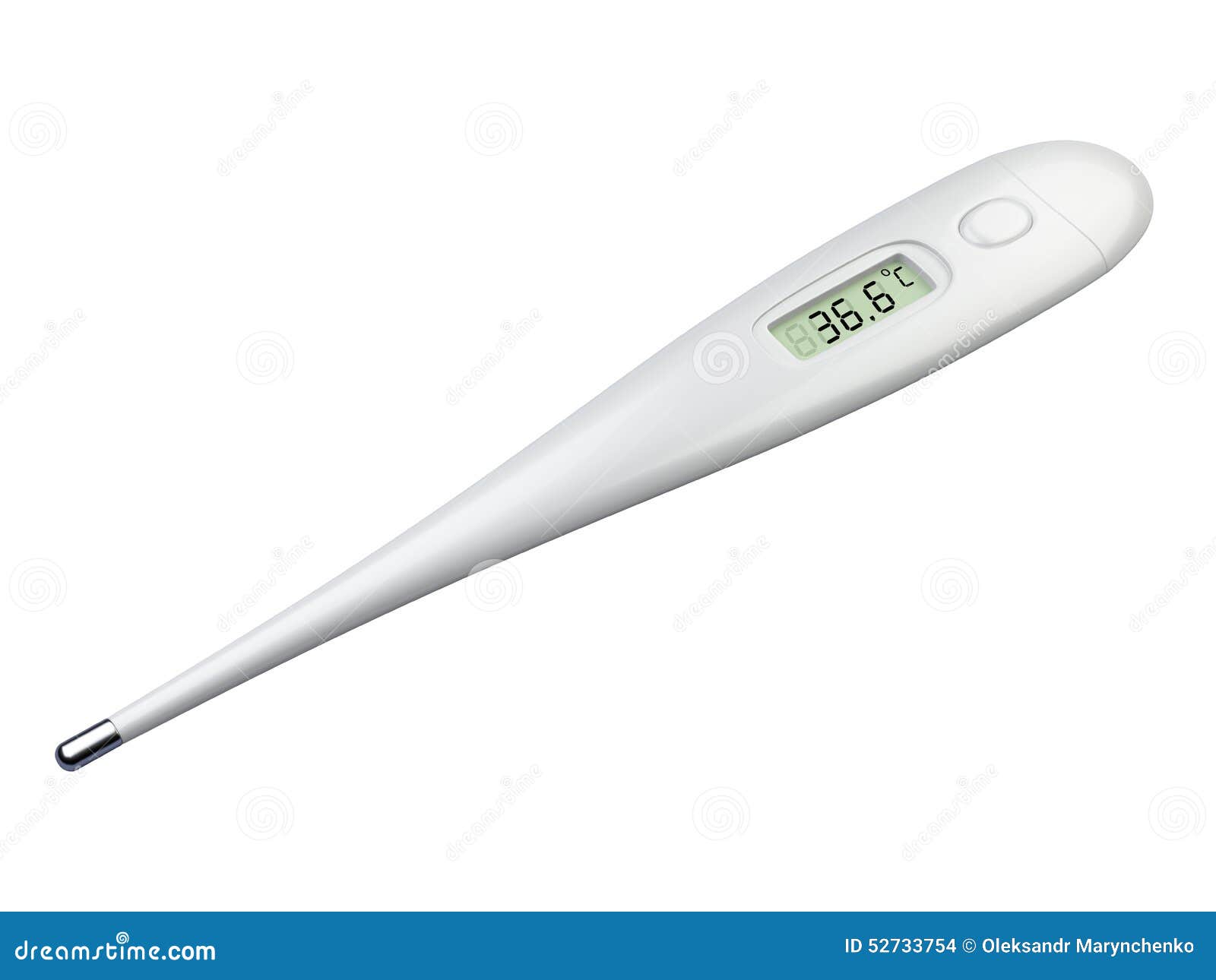 Medical Digital Thermometer Stock Illustration - Illustration of ...