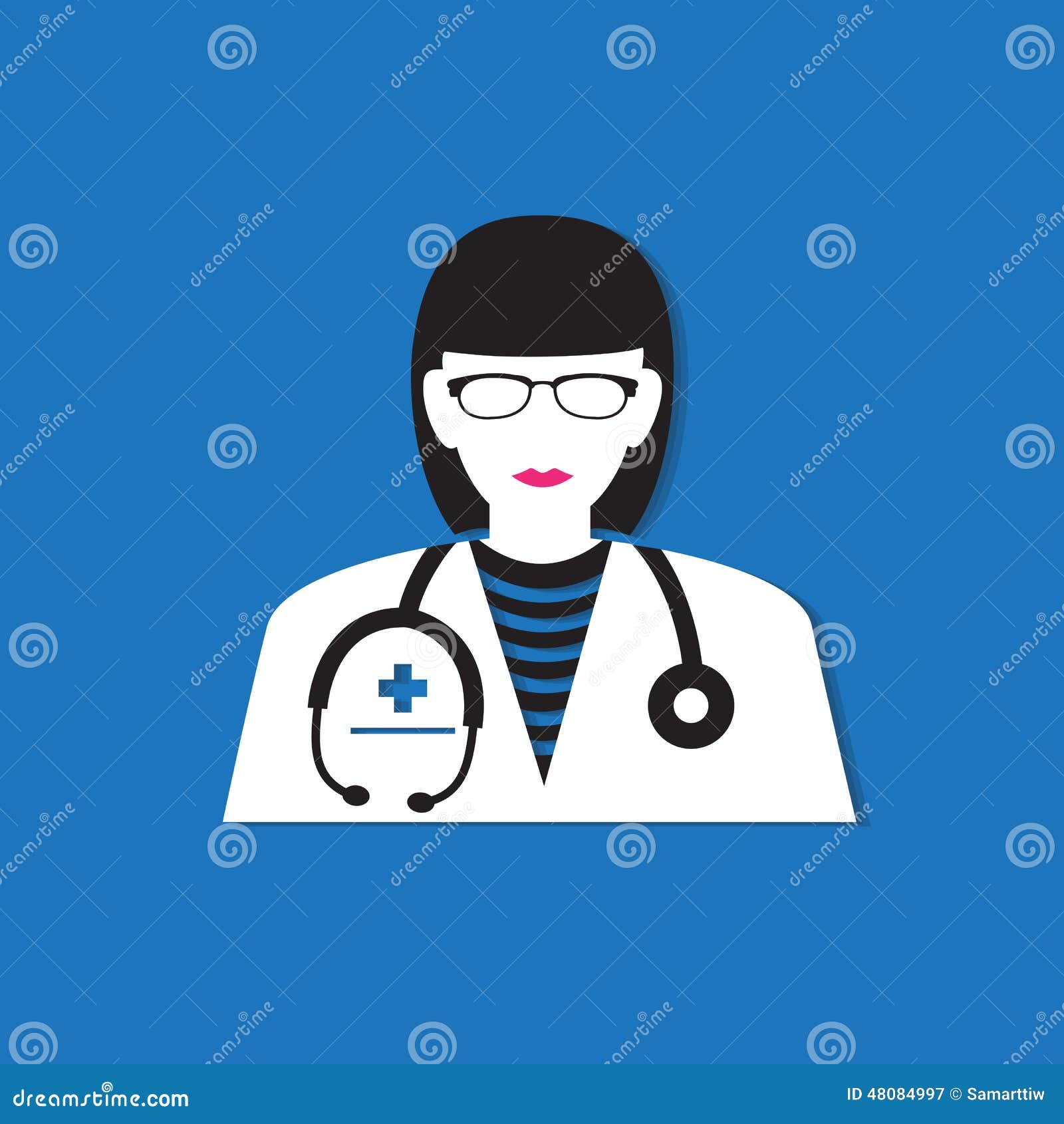 Medical doctor icon stock vector. Illustration of medicine - 48084997